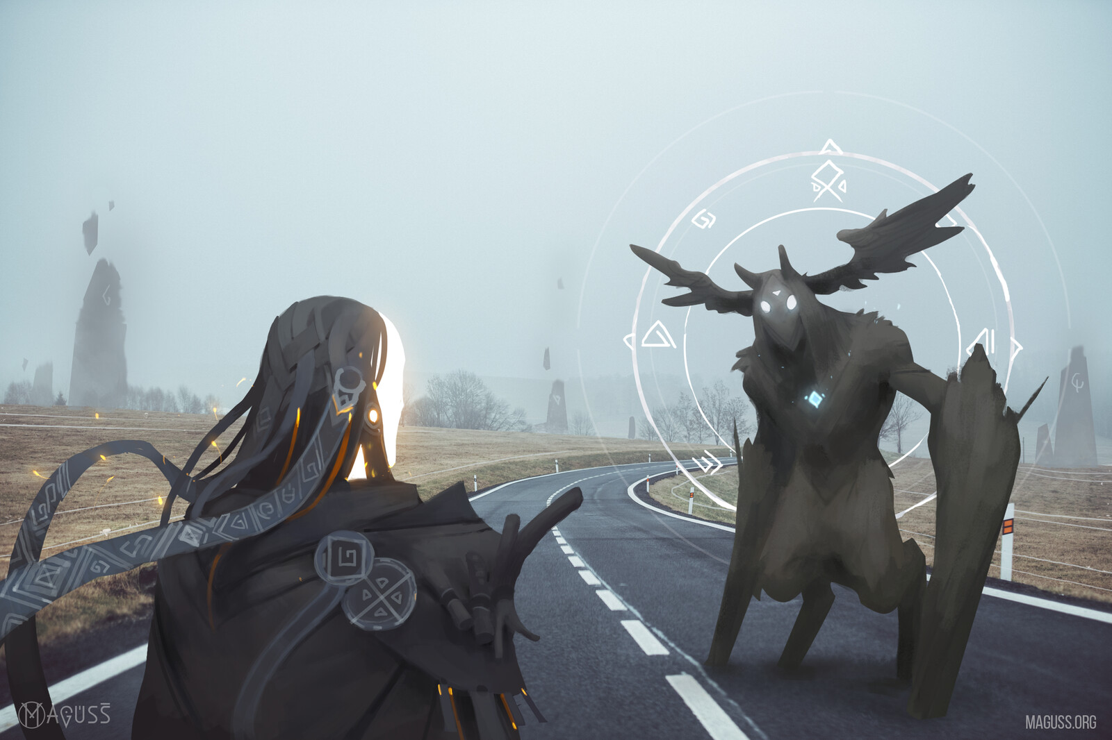 Alexey Yakovlev - Early concepts and illustrations for Maguss