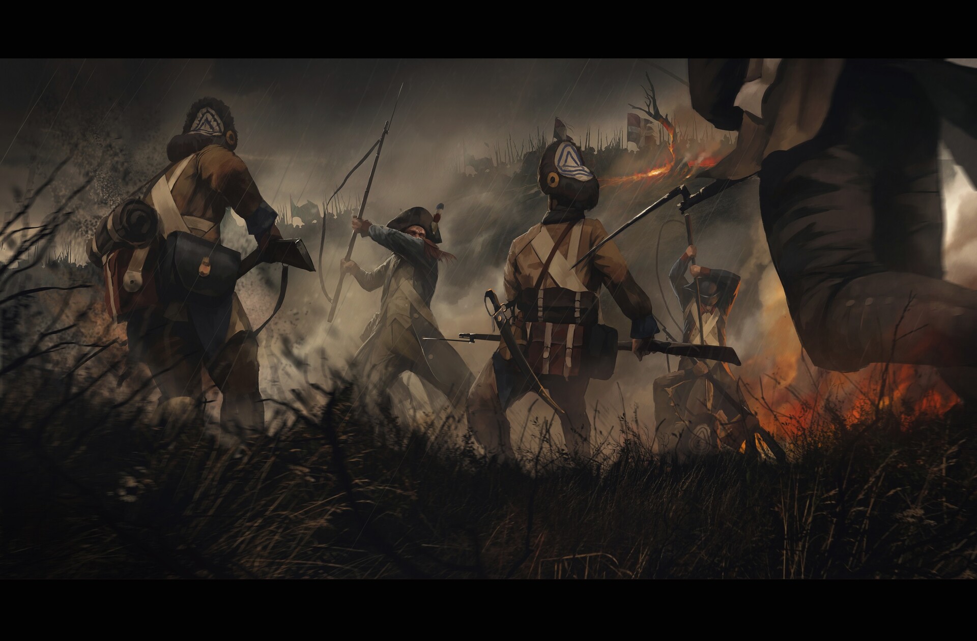 ArtStation - French revolutionary wars theme concept for a game project