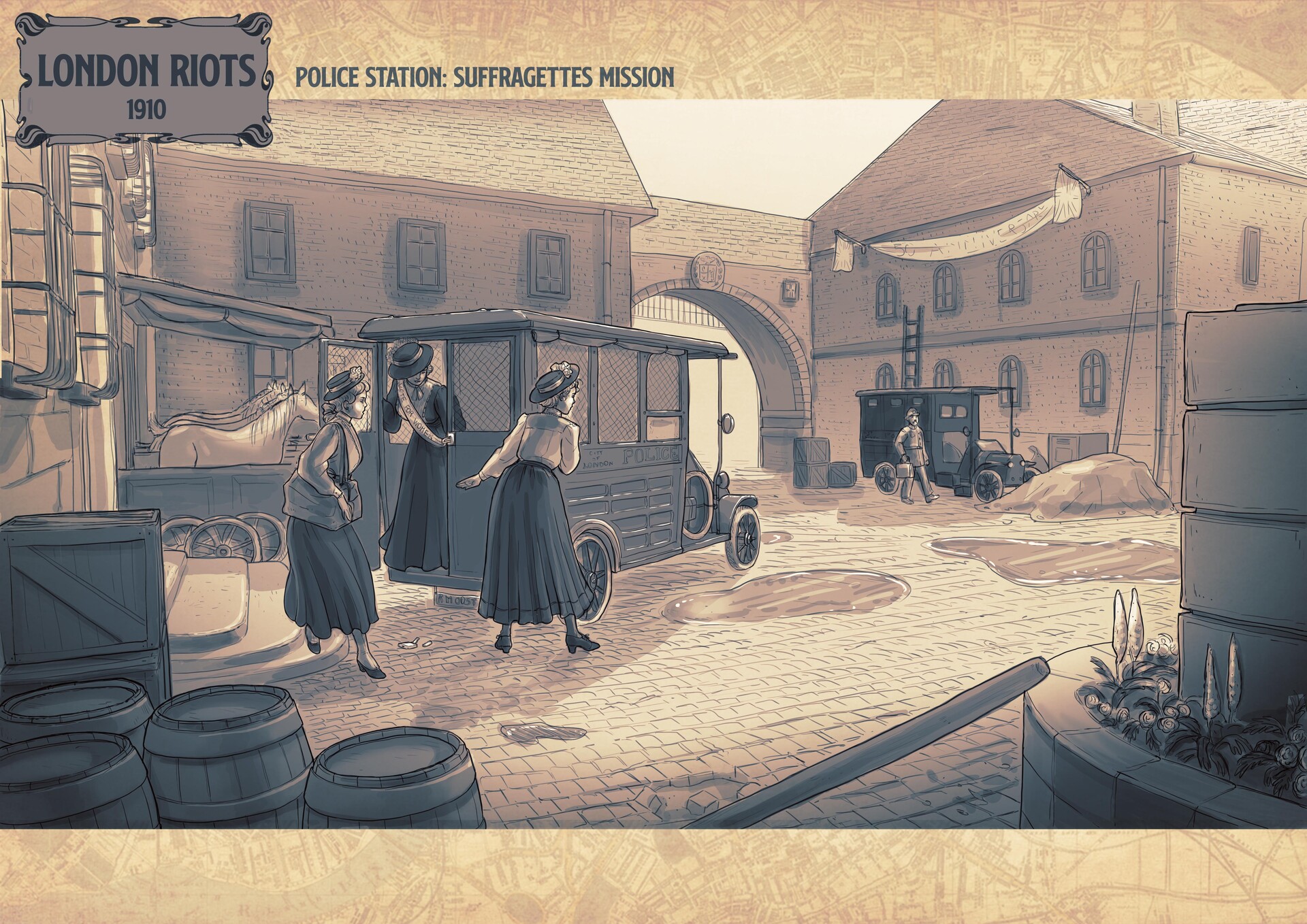 ArtStation - London Riots