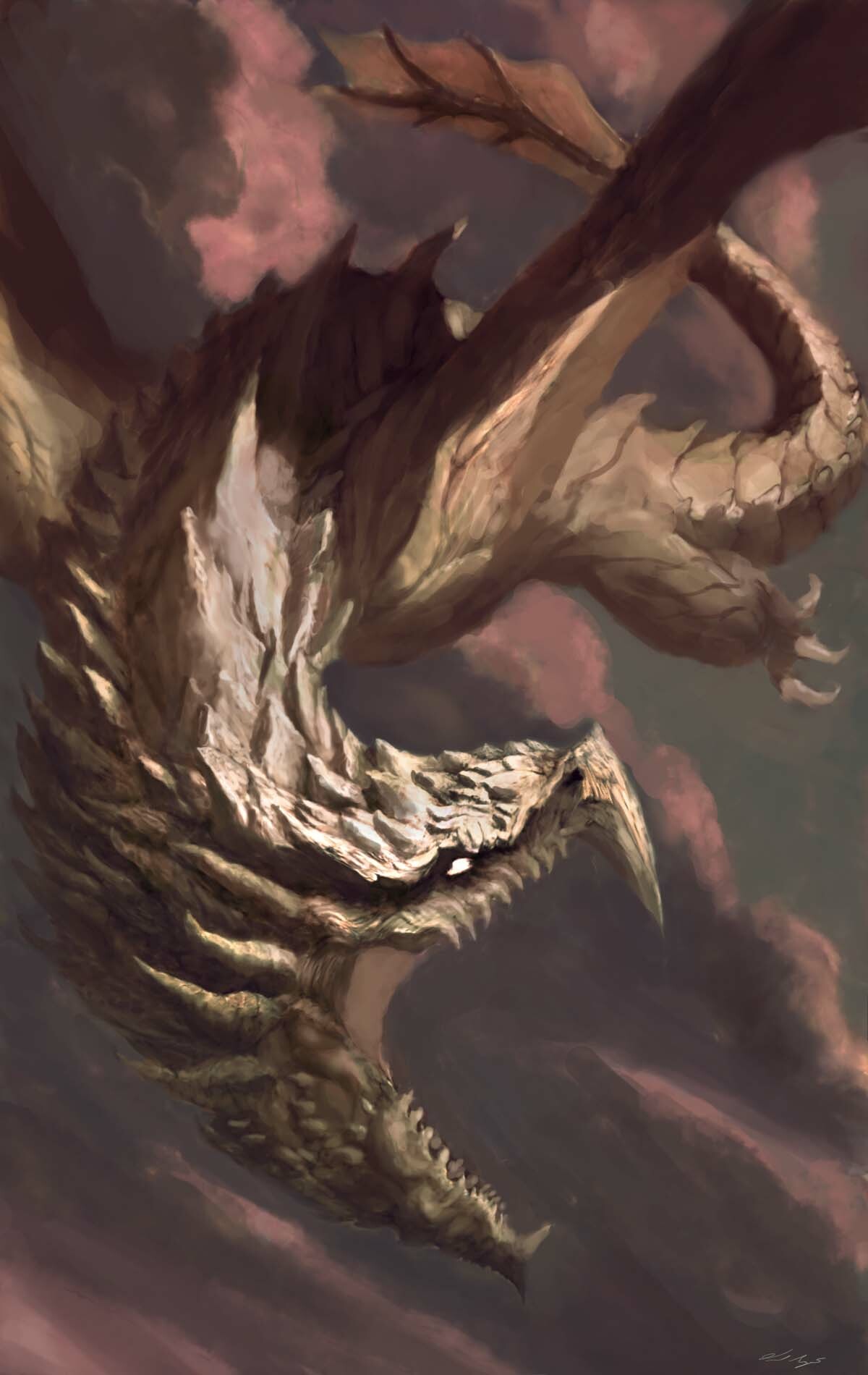 ArtStation - Golden dragon