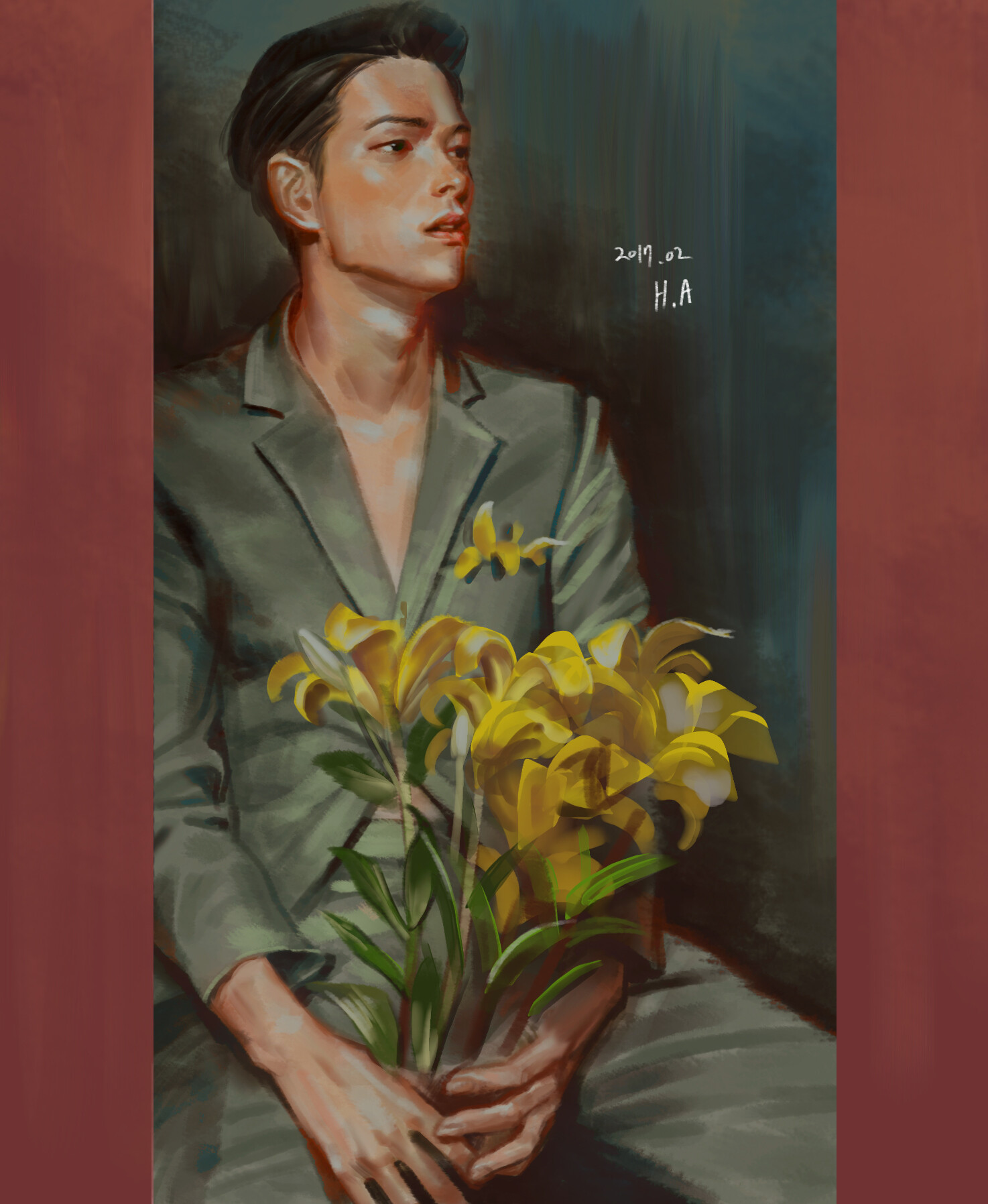 ArtStation - Glazing Drawing Test