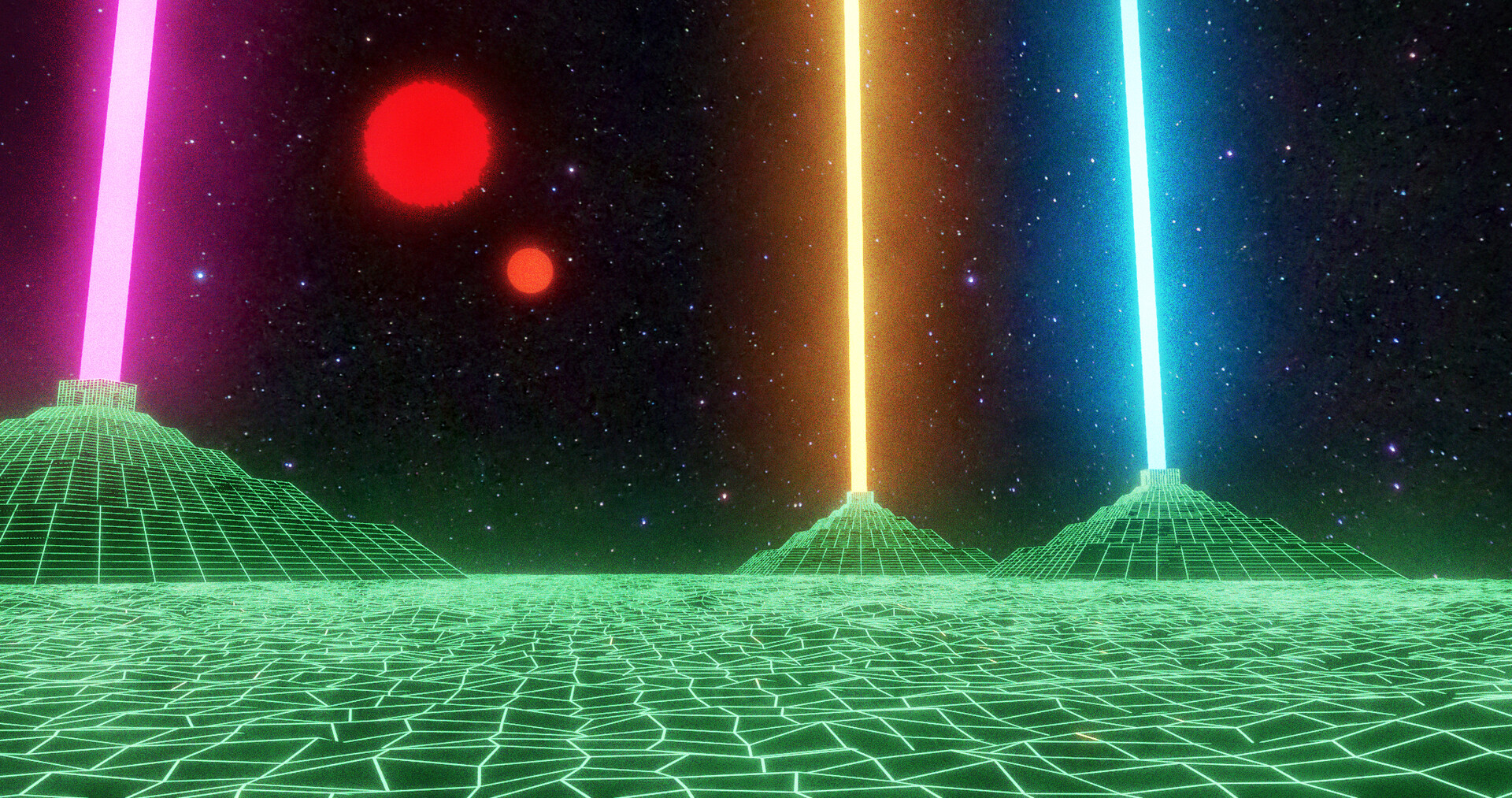 ArtStation - Neon Landscape 4