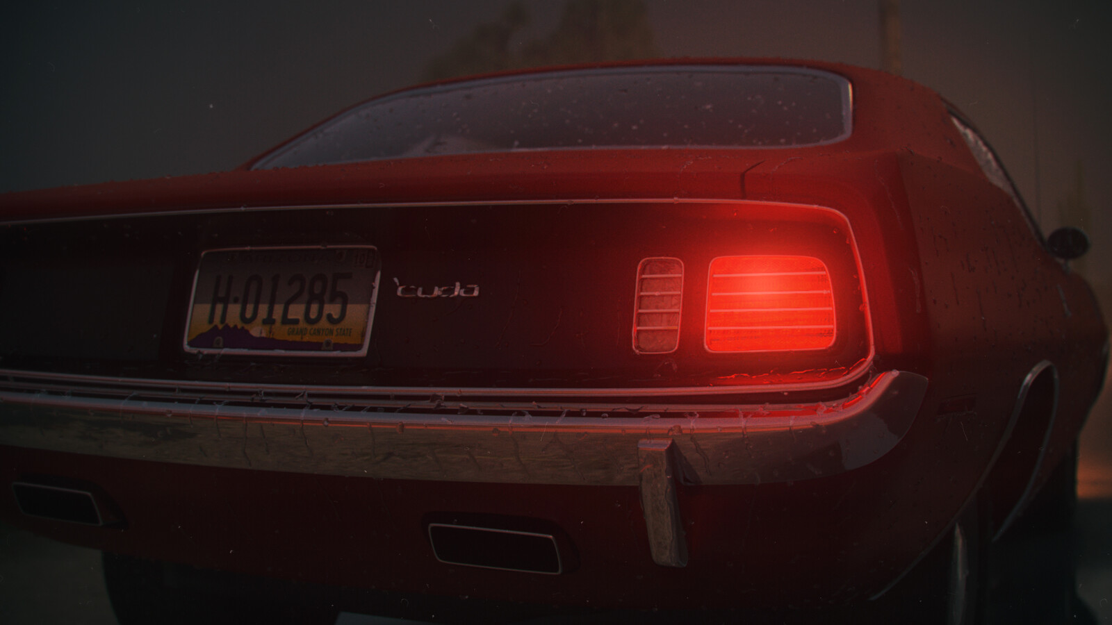 Gleb Kosheyev - Plymouth Barracuda render