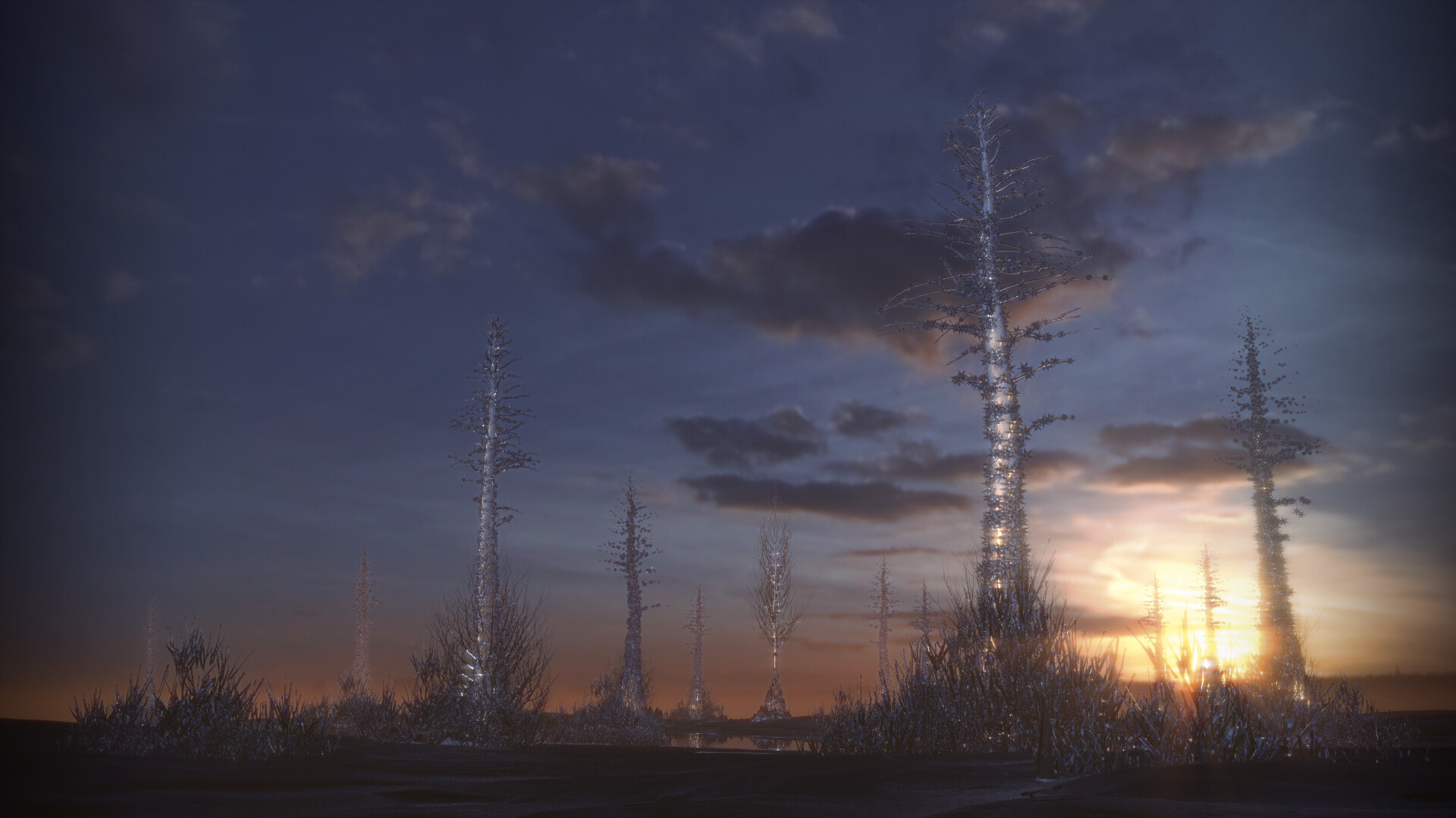 ArtStation - Annihilation Crystal Trees