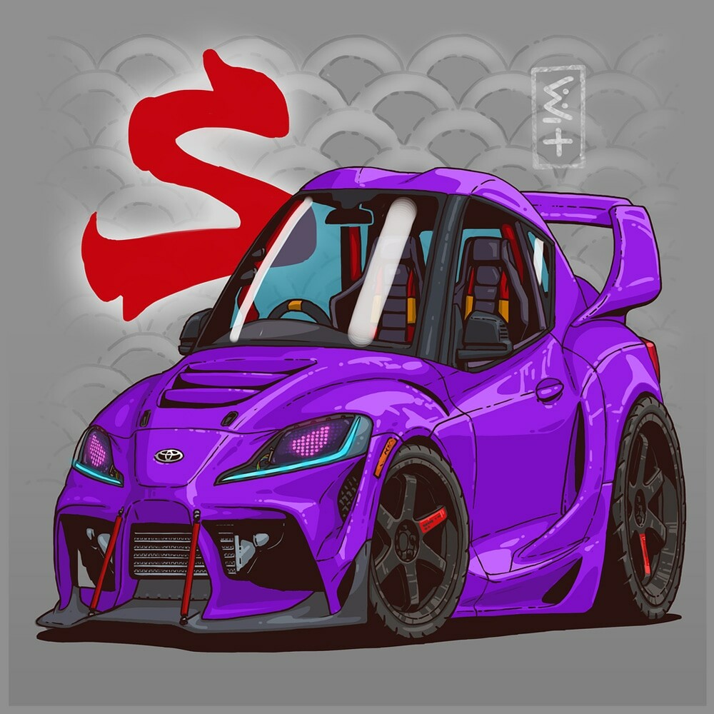 ArtStation - Toyota Supra 2020