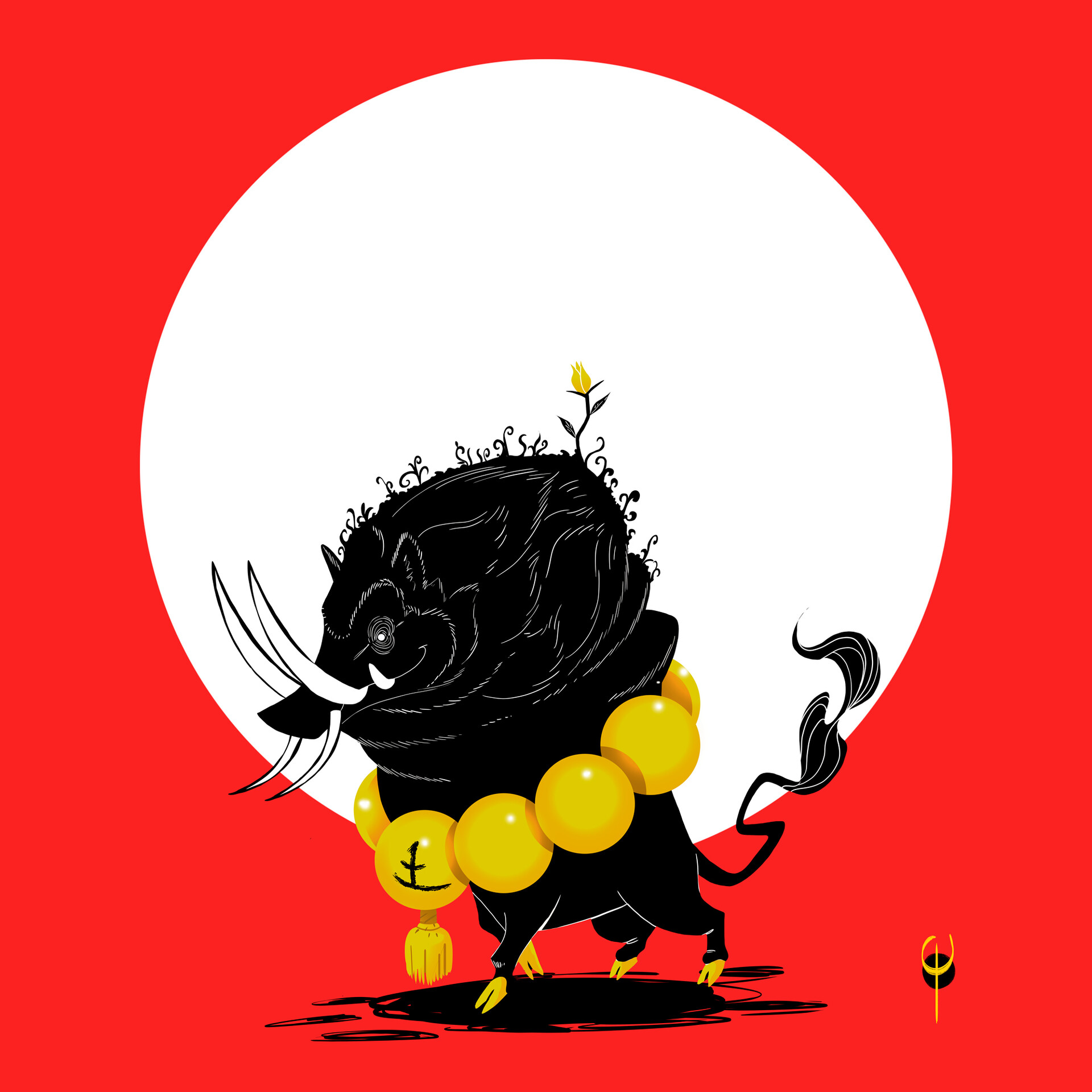 ArtStation - Year of the earth pig