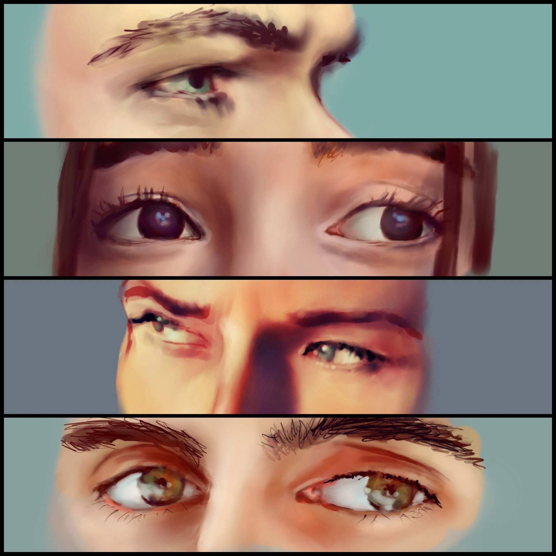 ArtStation - Study - Eyes.