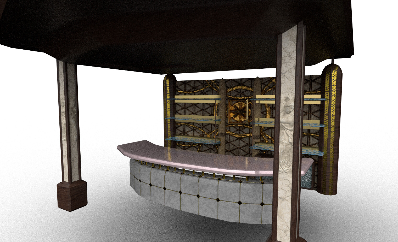 ArtStation - Fancy Home bar