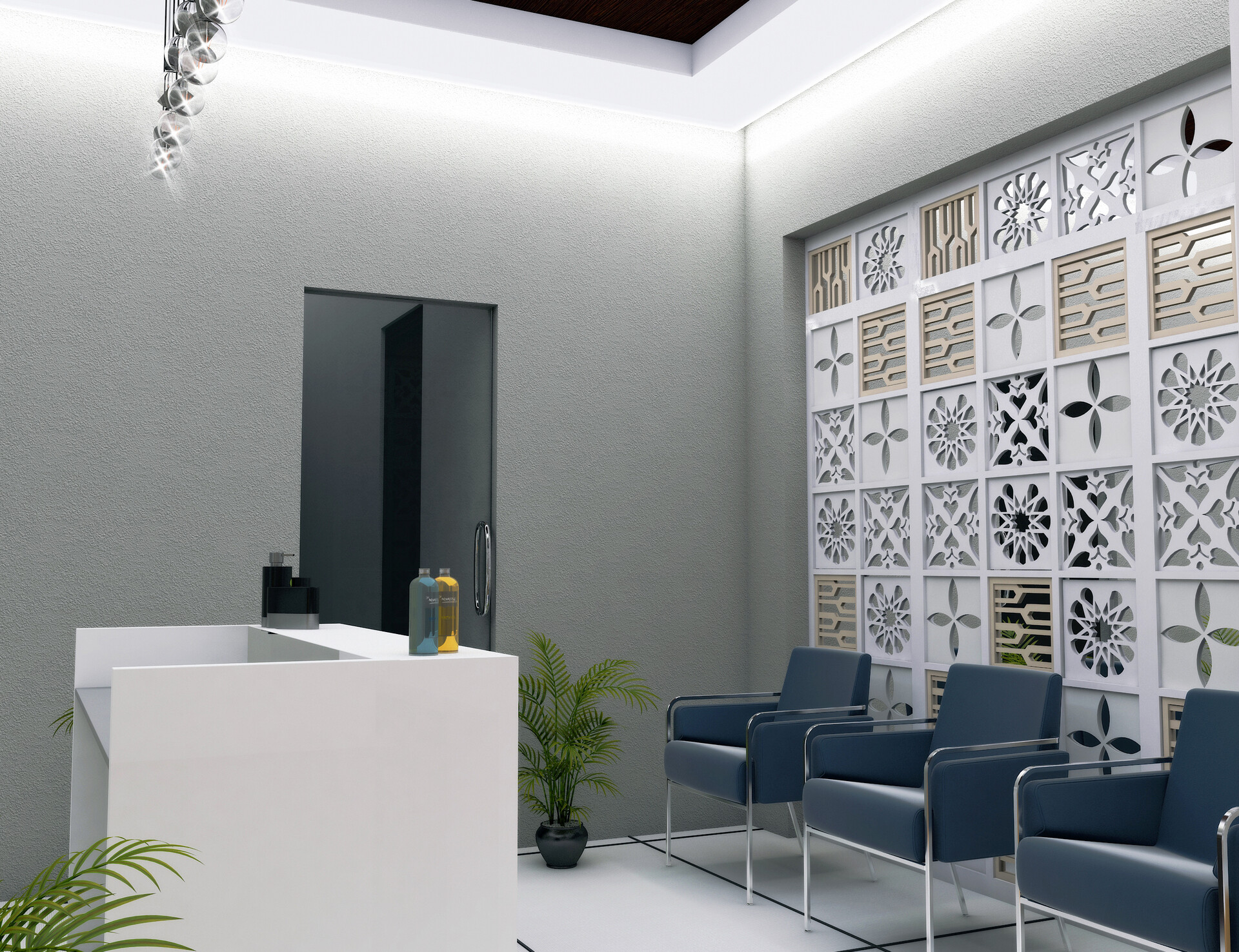 ArtStation - 3D spa interior view