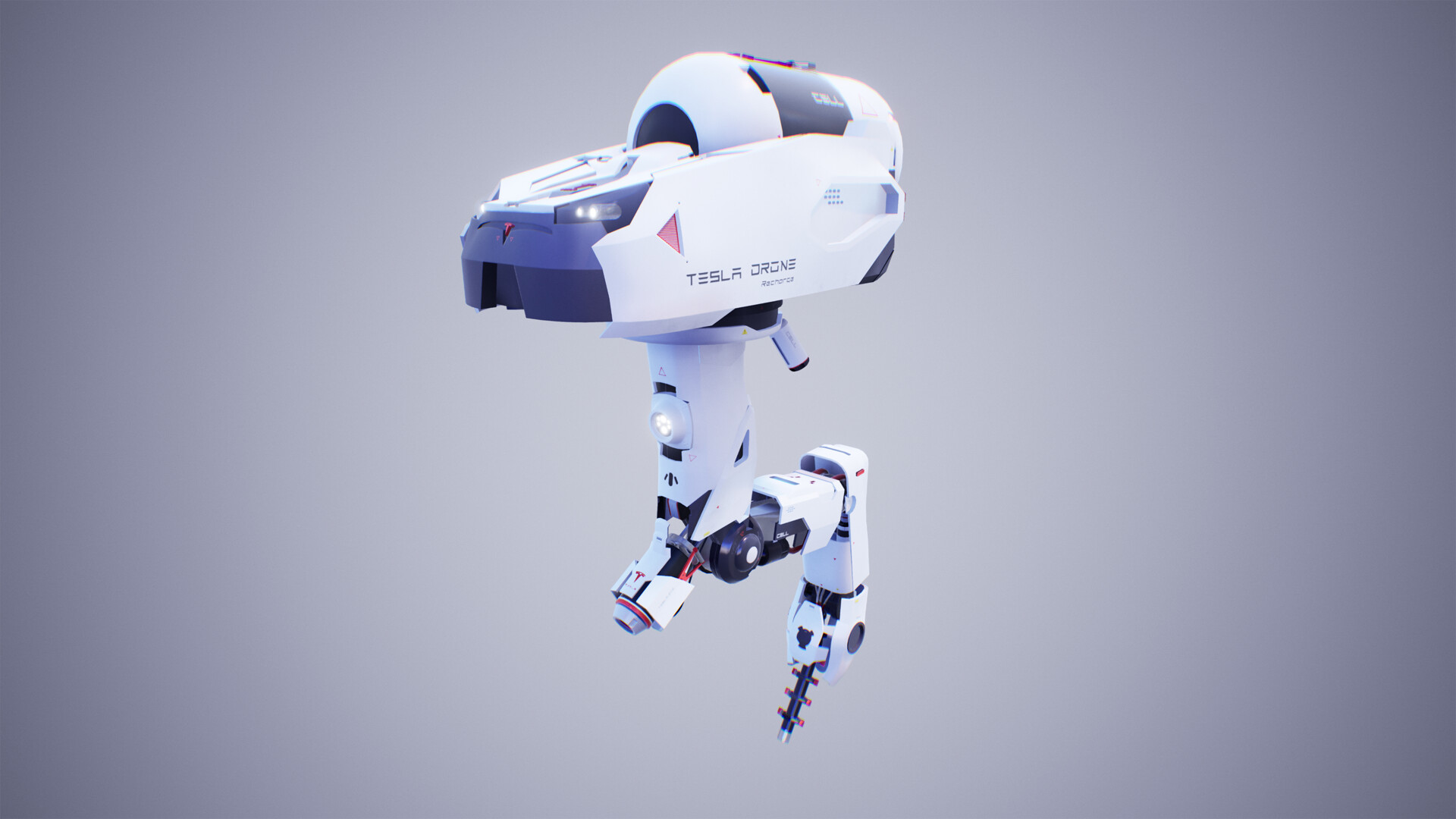 ArtStation - Tesla Drone