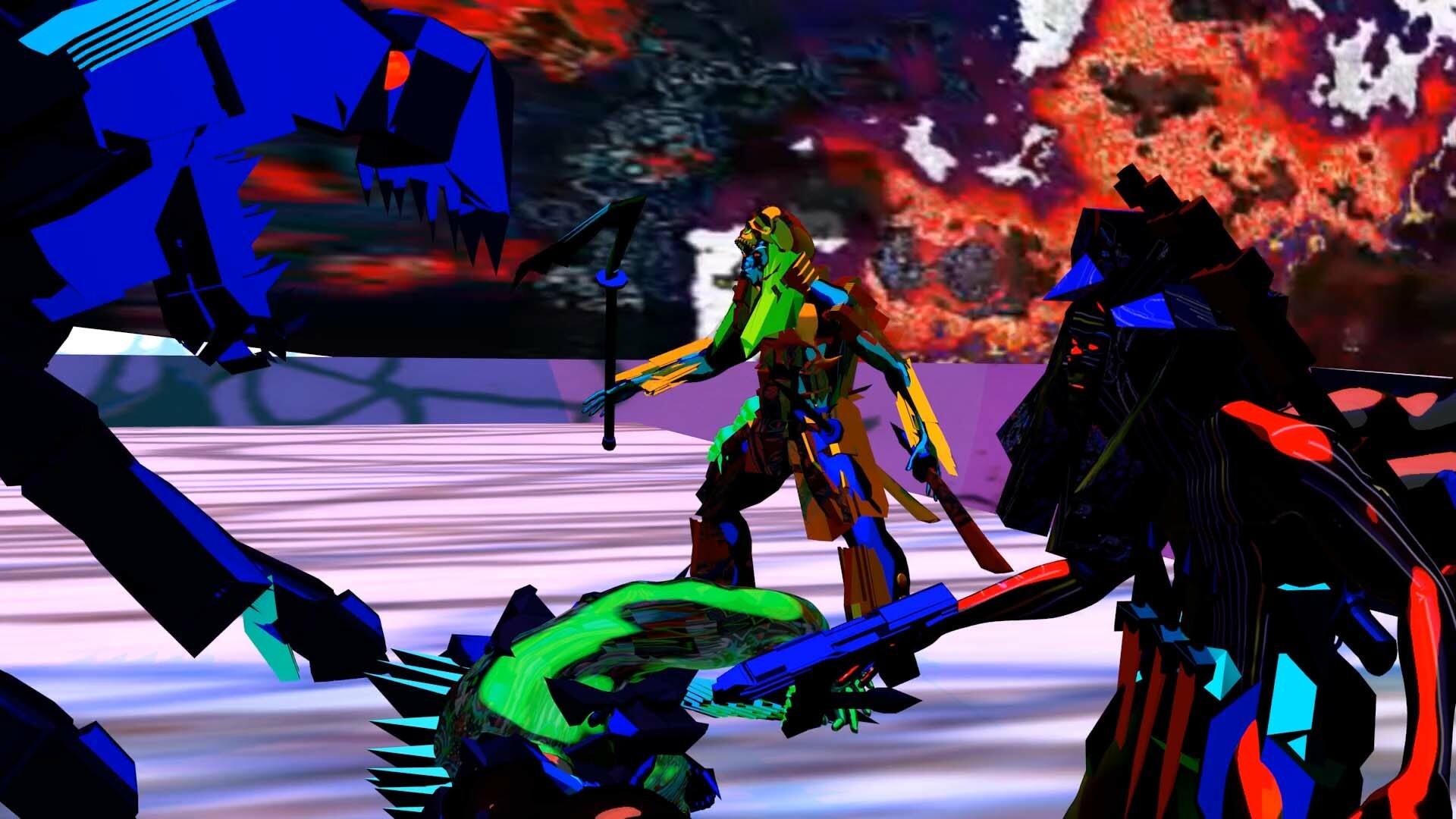 Augustus Clark - A COLLECTION OF INTENT WARRIORS LOOKING AT DANGEROUS ...