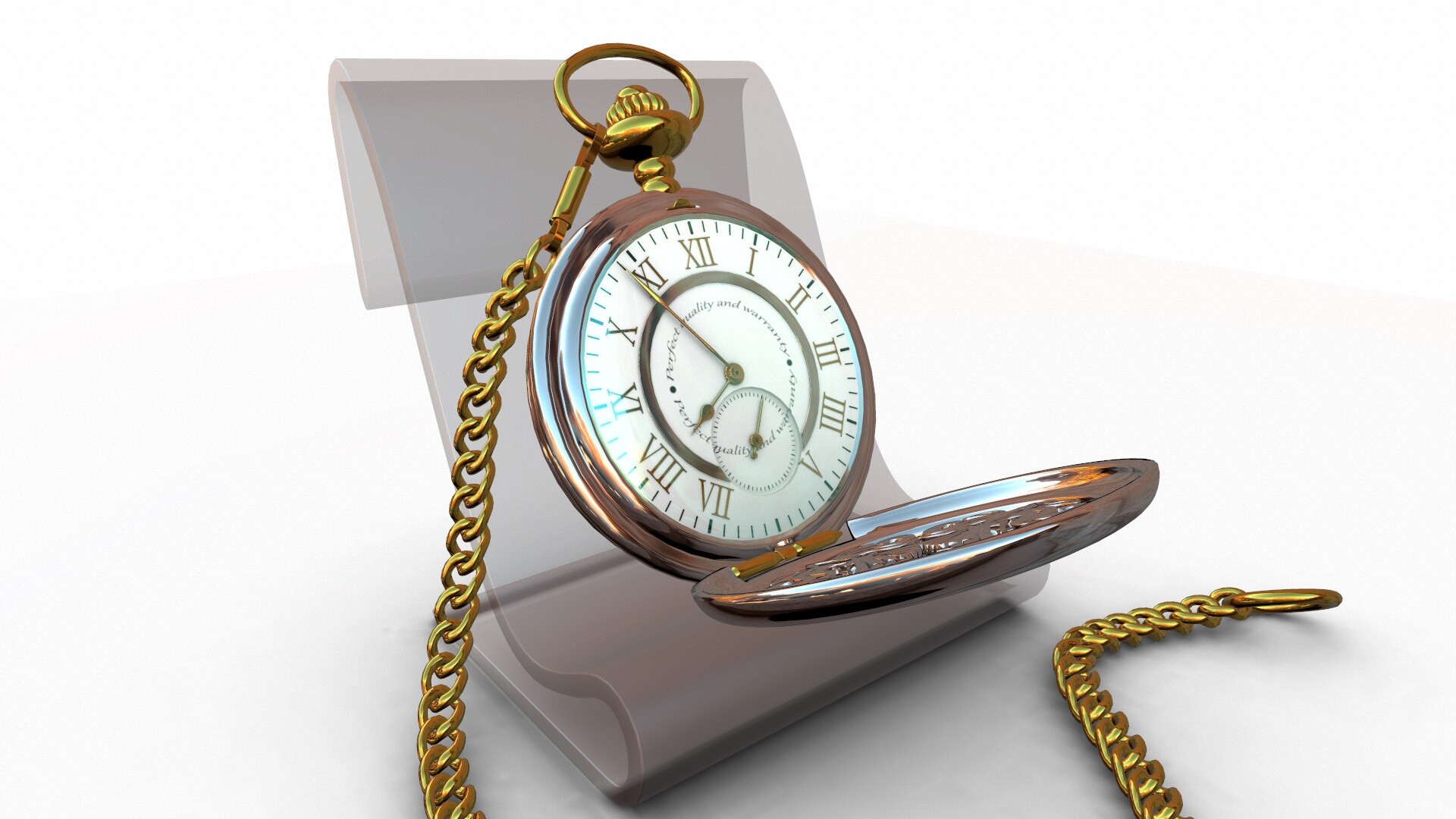 ArtStation - Silver pocket watch