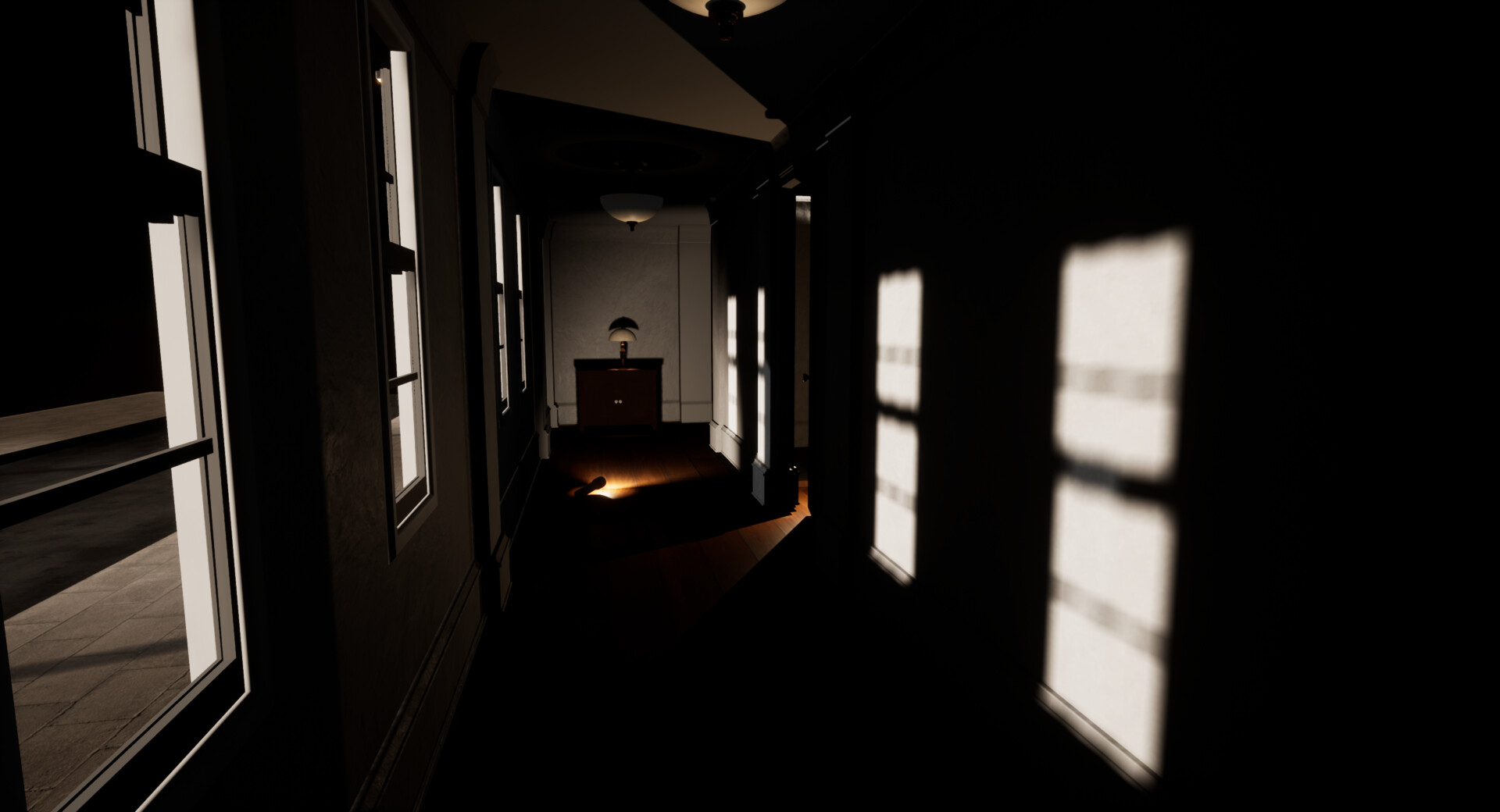 ArtStation - Horror Corridor Scene