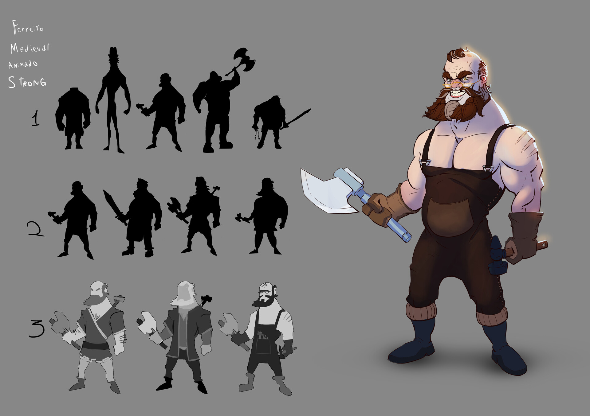 ArtStation - Character Process used in Classes.