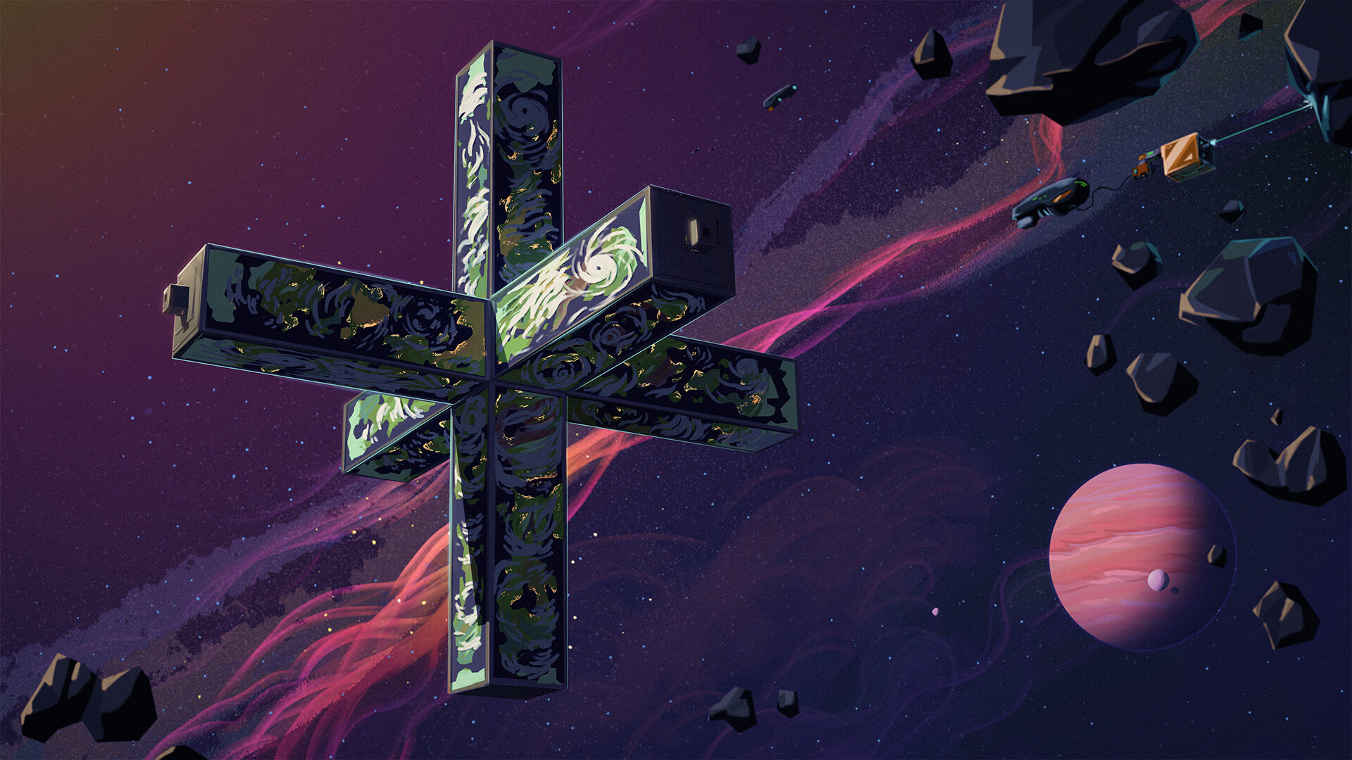 ArtStation - Zenith - View from space