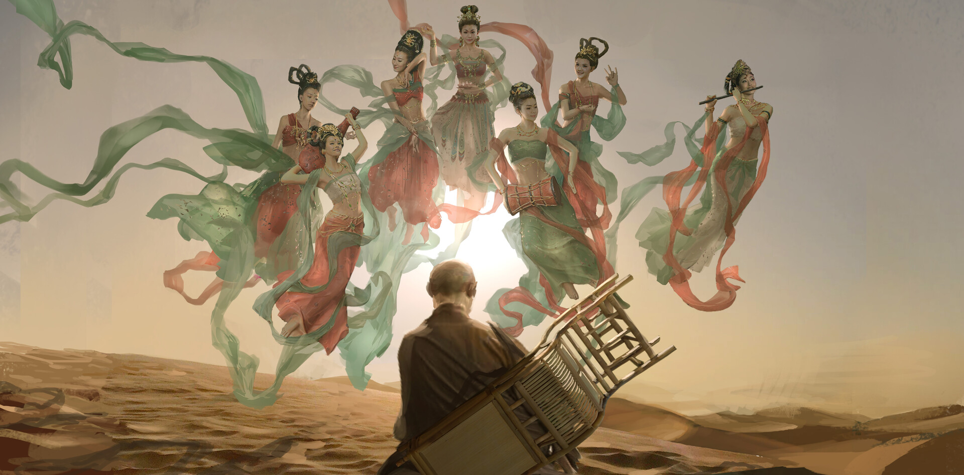 ArtStation - Concept painting I did for CangJ Studio