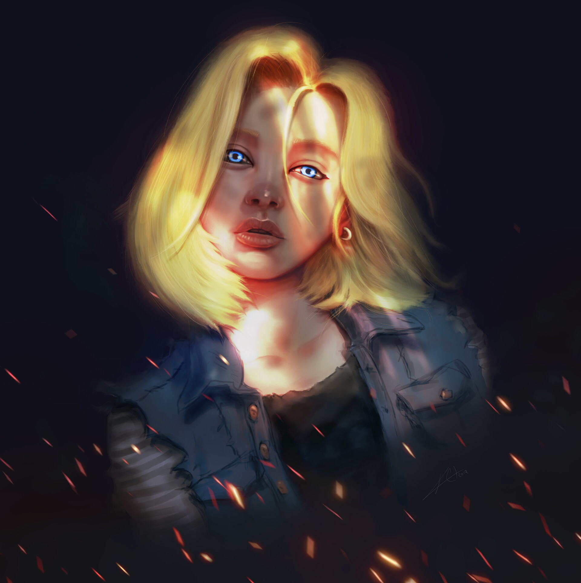 ArtStation - A 18 Dragon Ball