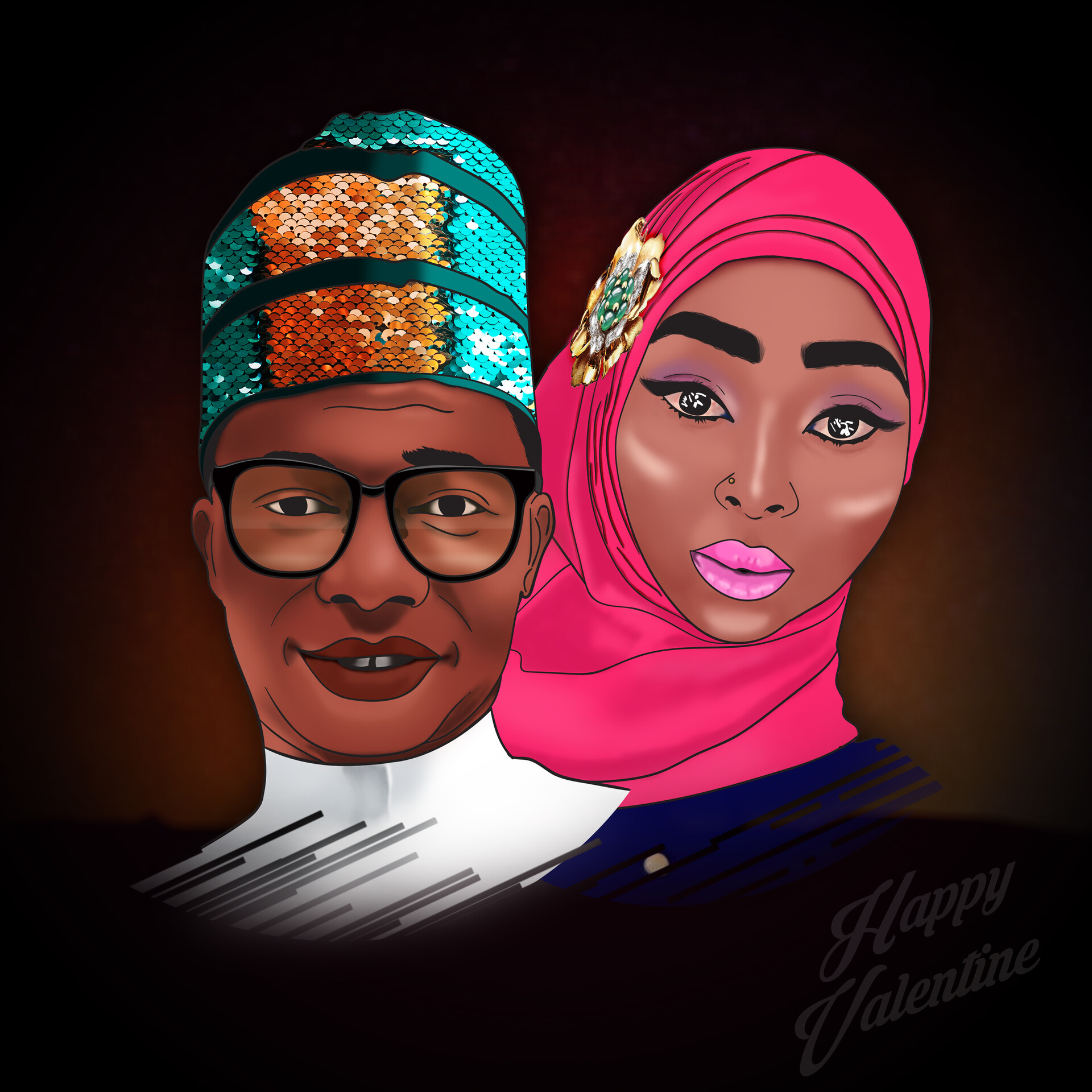 ArtStation - Valentine Couple