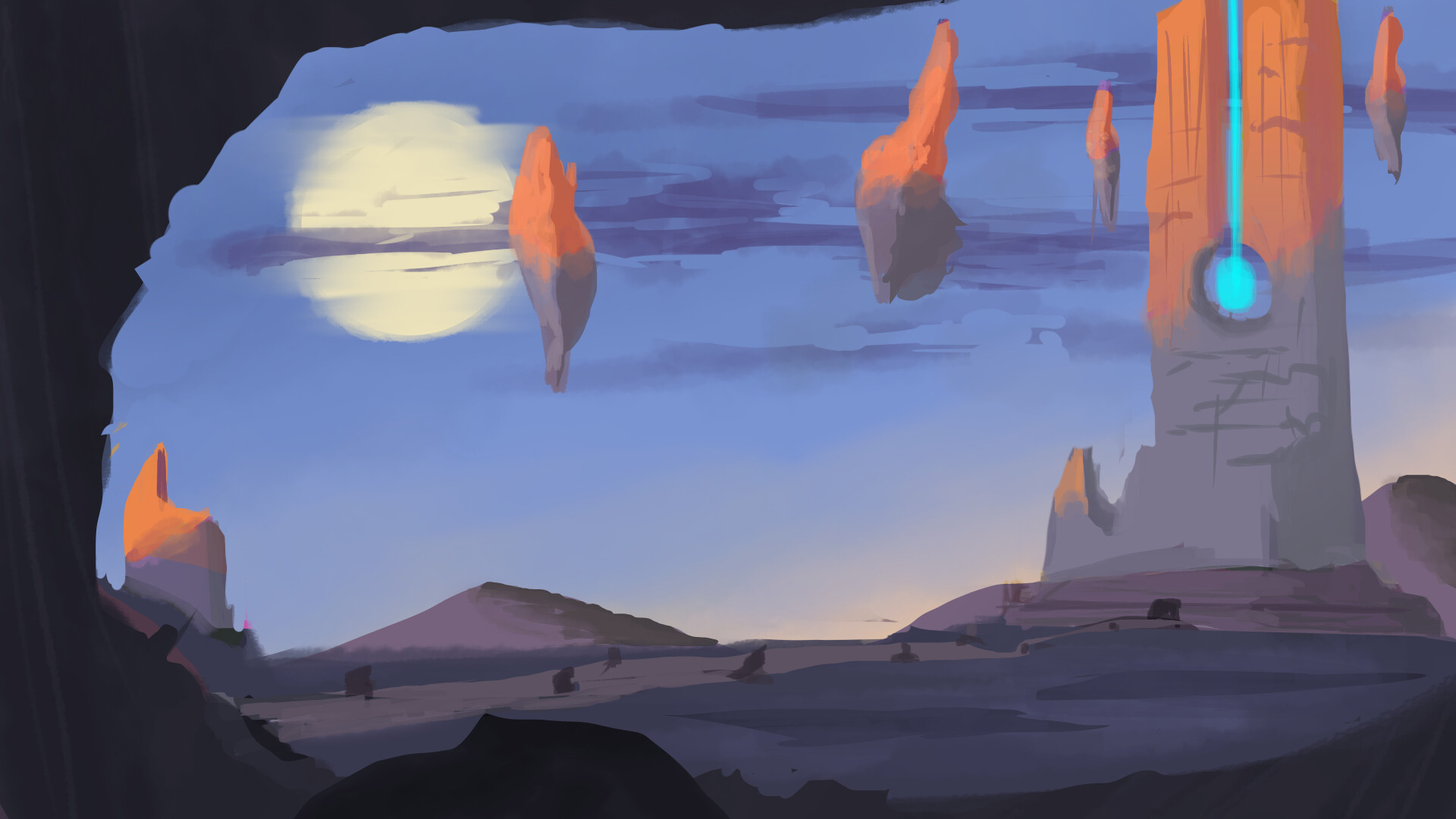 ArtStation - Desert monolith