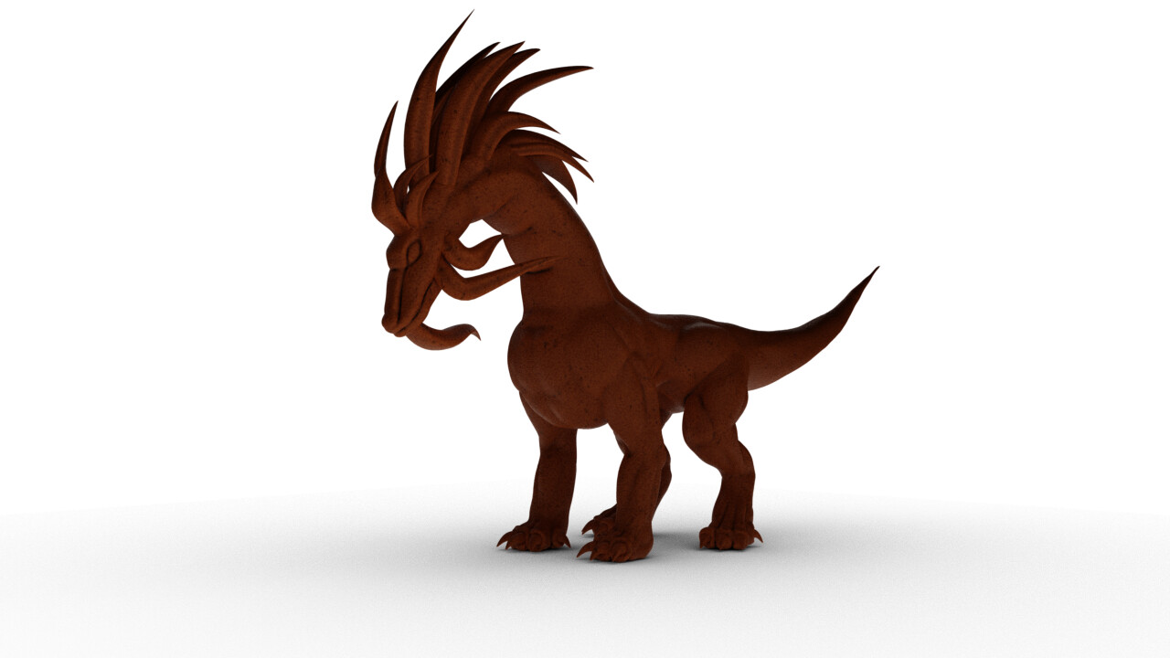 ArtStation - Dragon Creature Sculpture