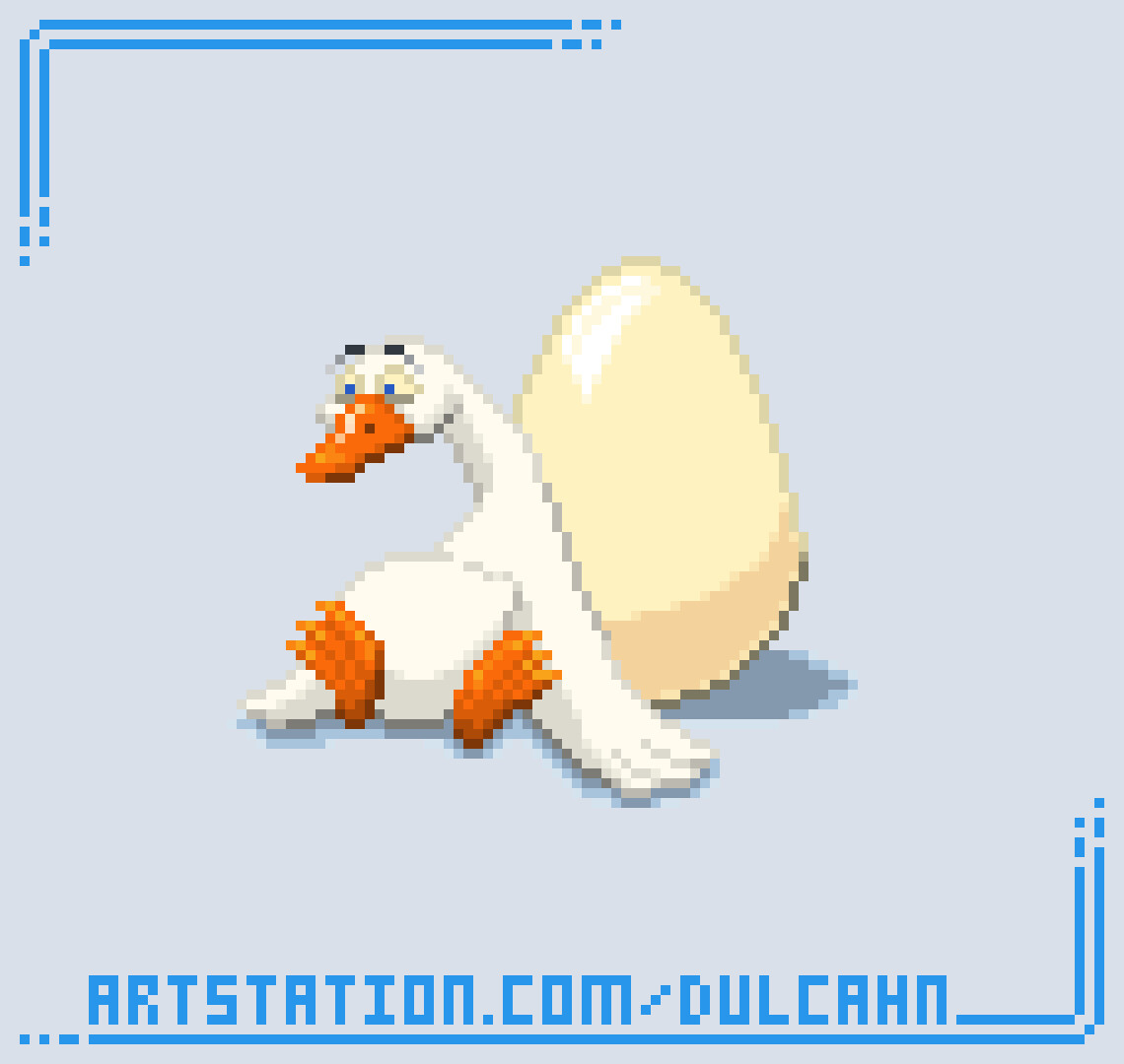 Jonathan "Dulcahn" Dodd - Pixel Art Goose Egg
