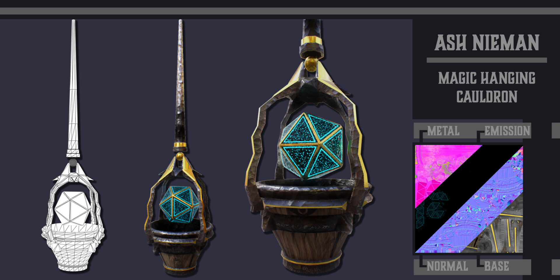 ArtStation - Magic Hanging Cauldron