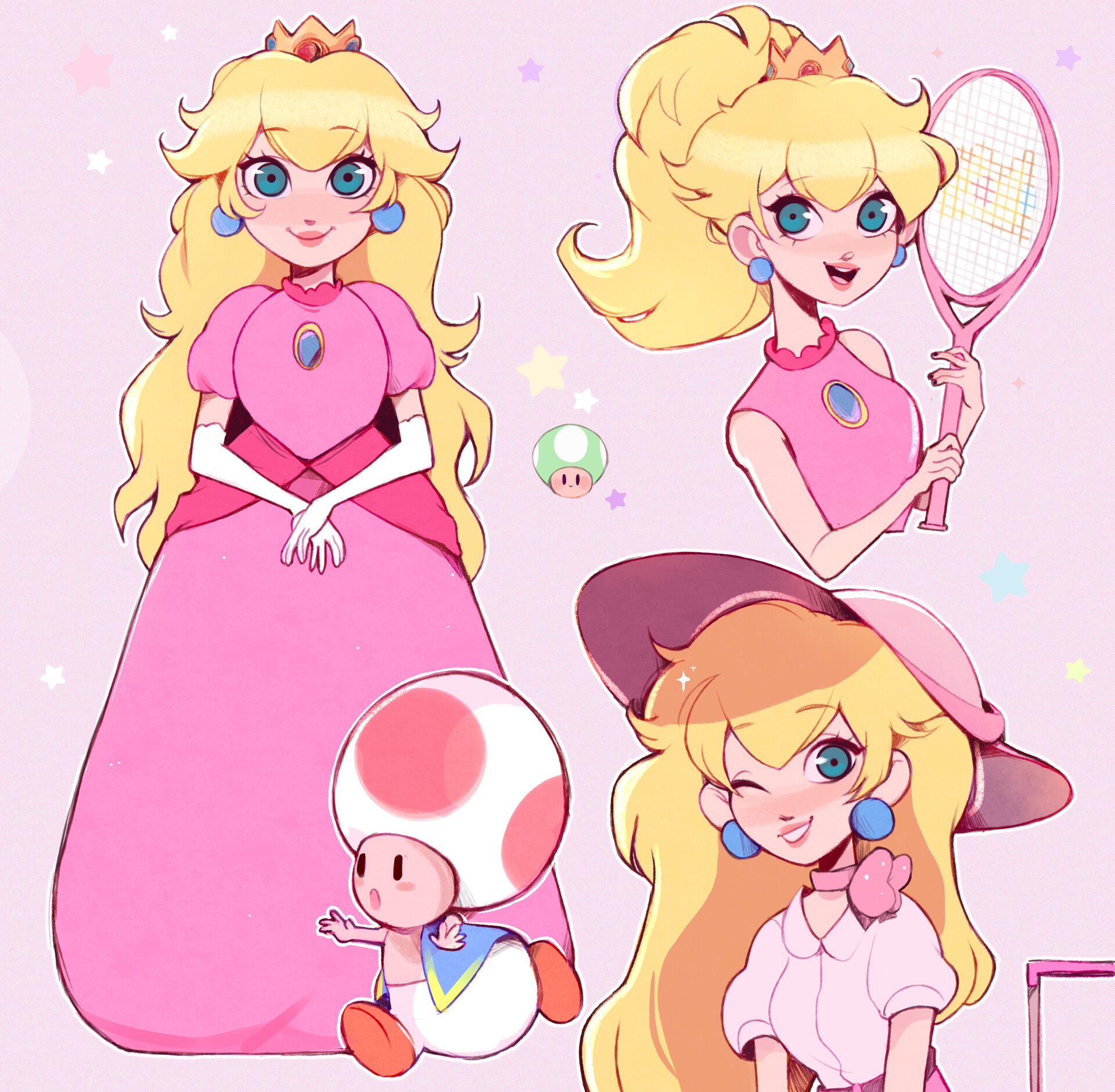 ArtStation - Princess Peach