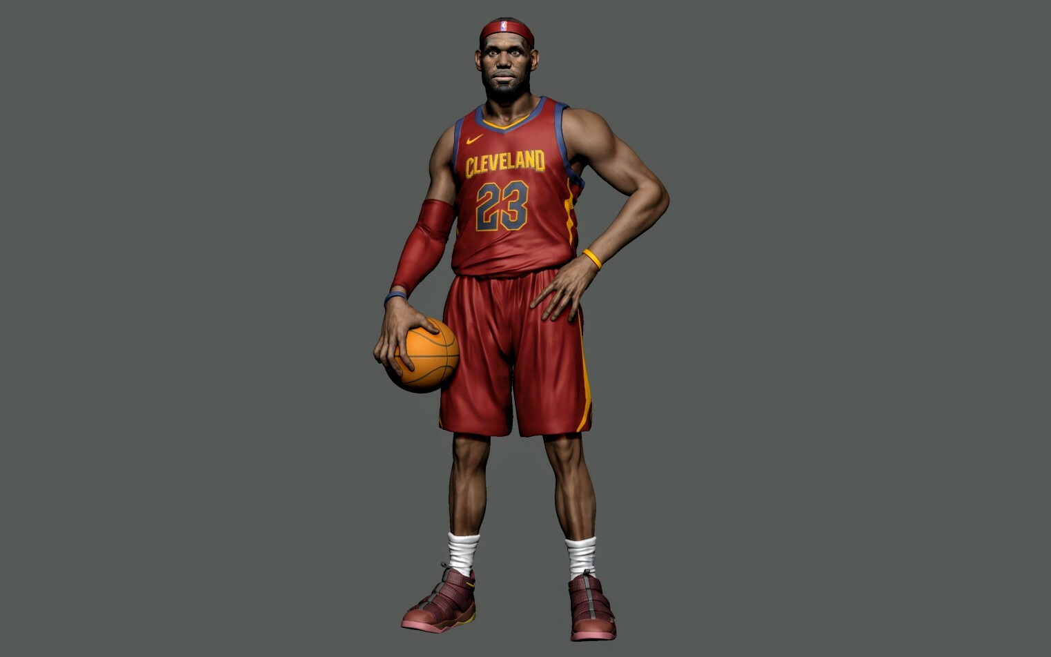 ArtStation - Lebron james pose