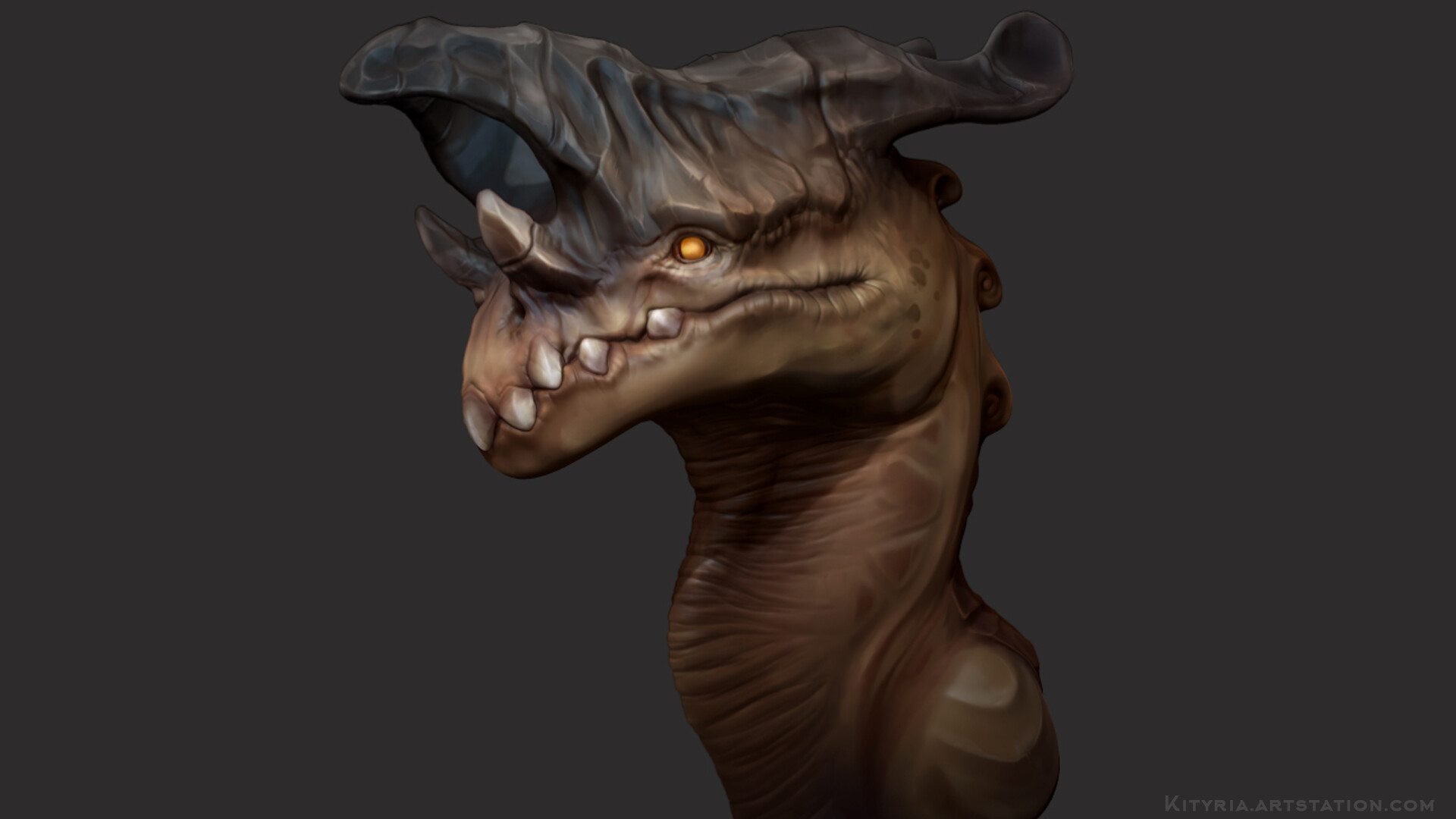 ArtStation - Creature Head