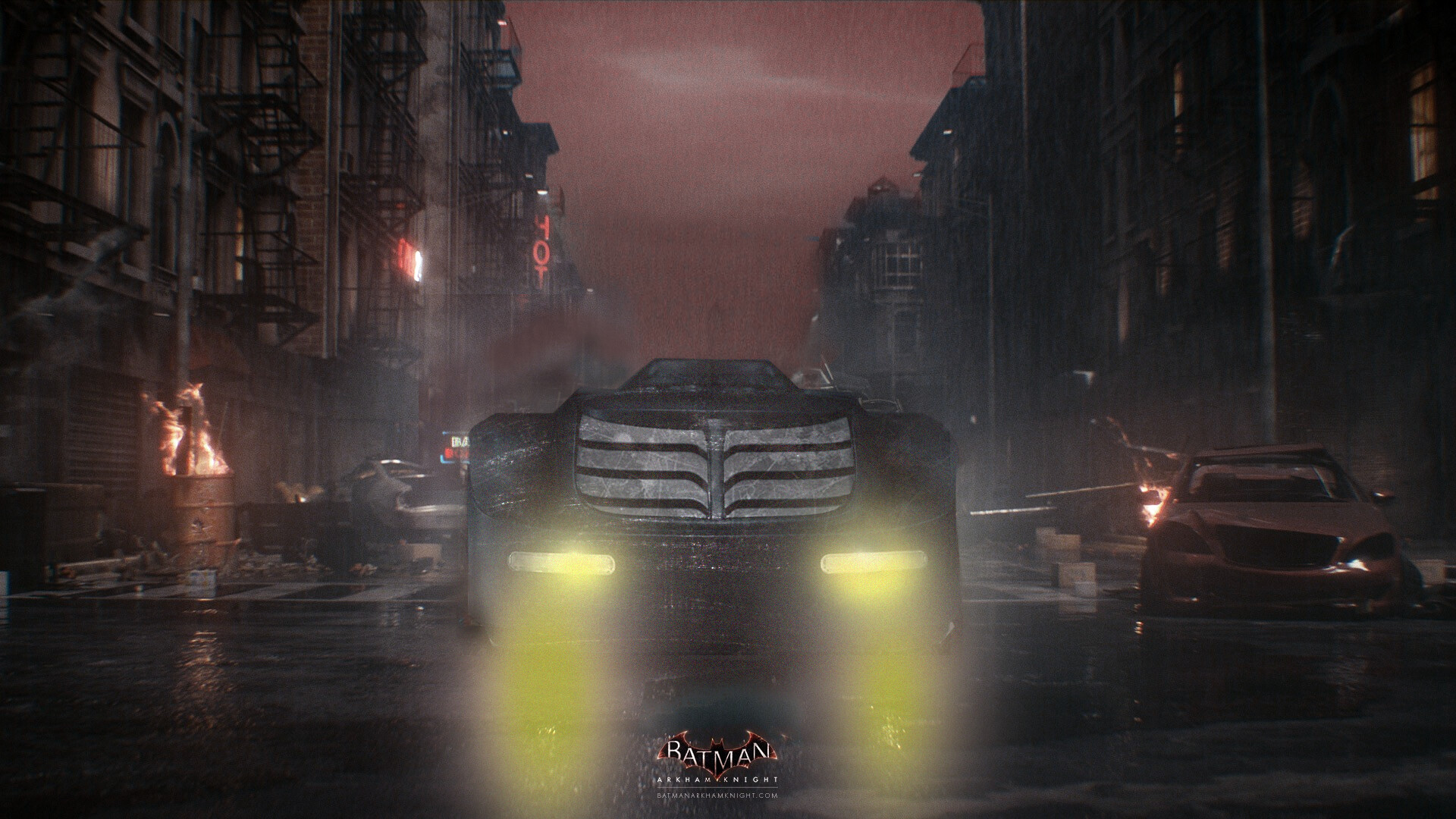 ArtStation - The Animated Series Batmobile in Arkham Knight's Gotham