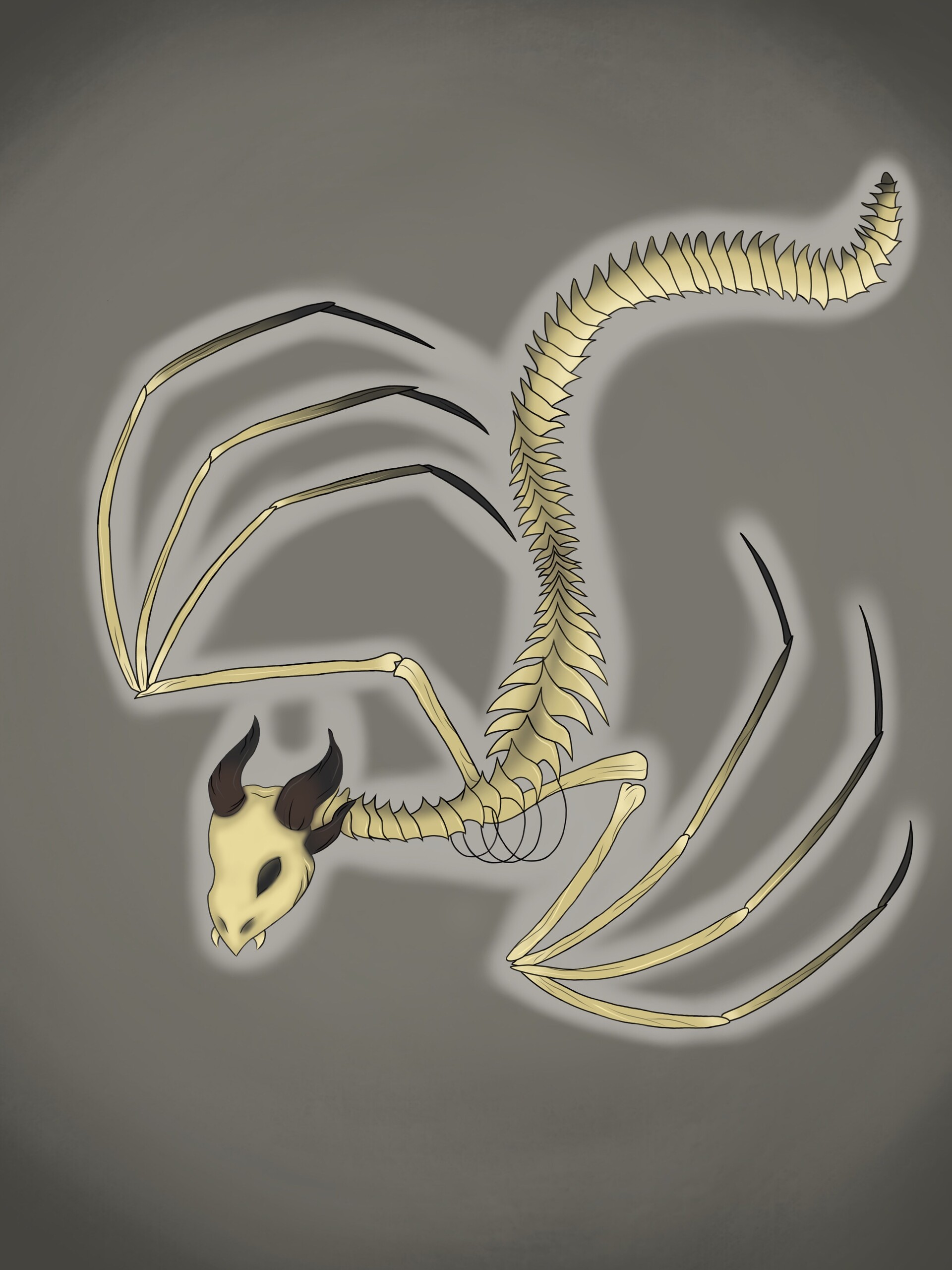 ArtStation - Bone dragon