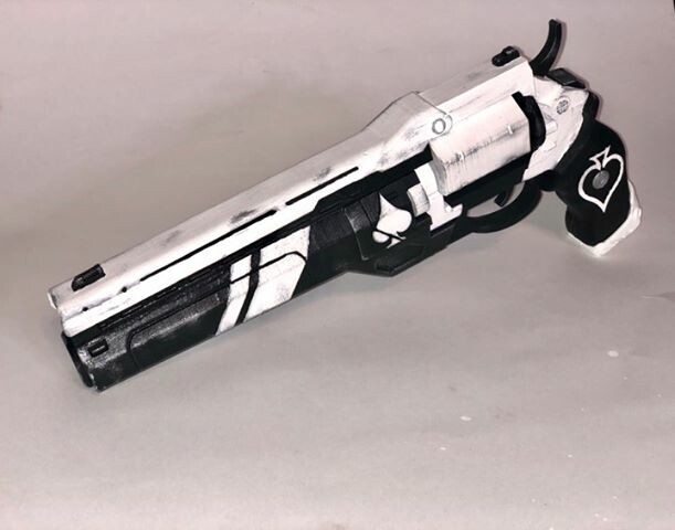 how to draw ace of spades gun