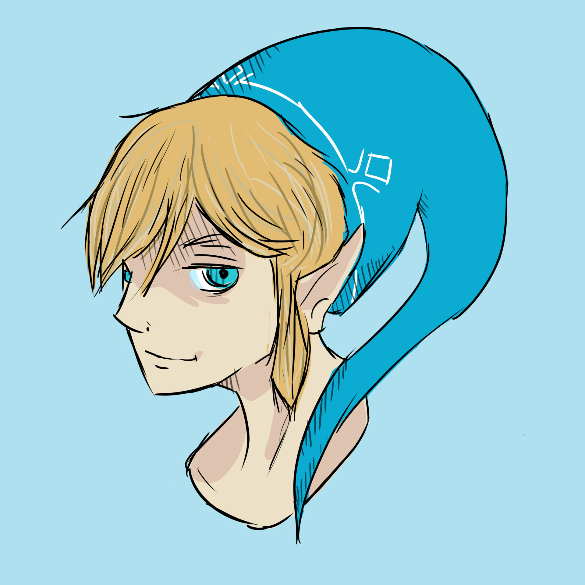 ArtStation - Link Breath of the wild