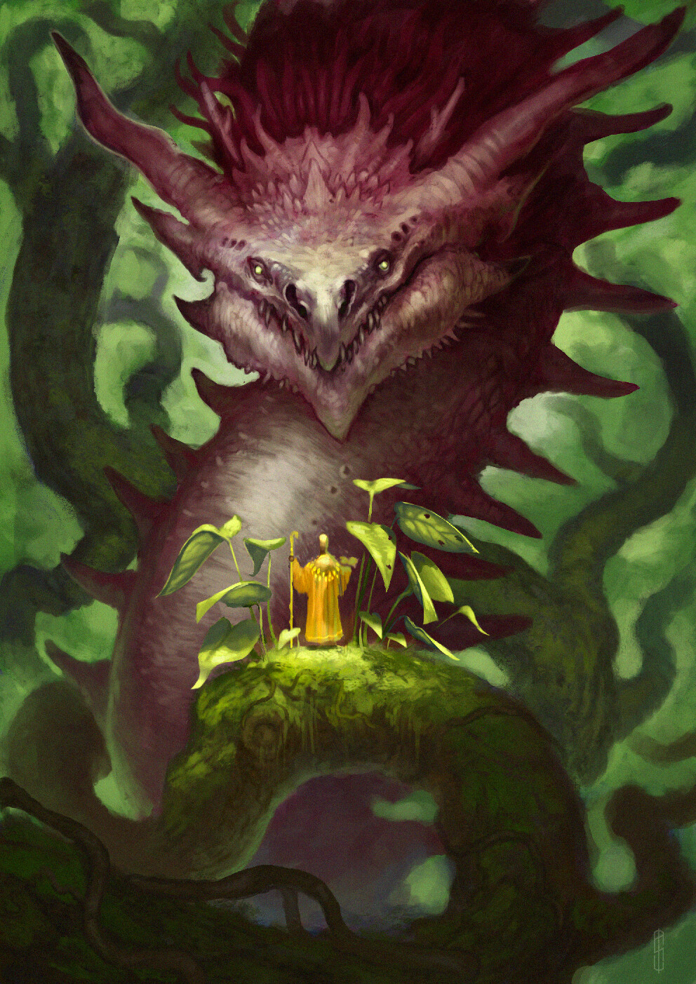 ArtStation - Forest Wyrm