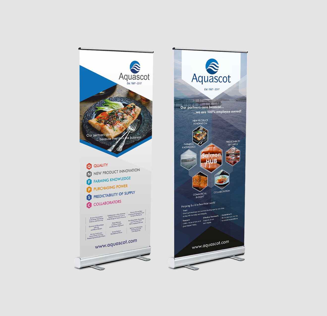 ArtStation - Roll-Up Banners - AquaScot