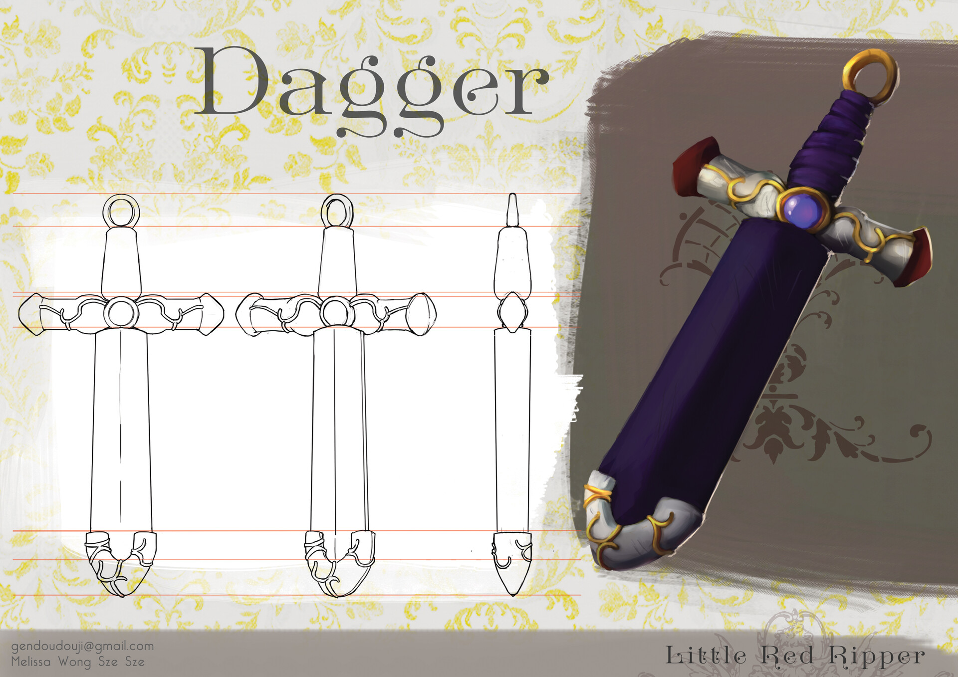 ArtStation - Little Red Ripper - Dagger