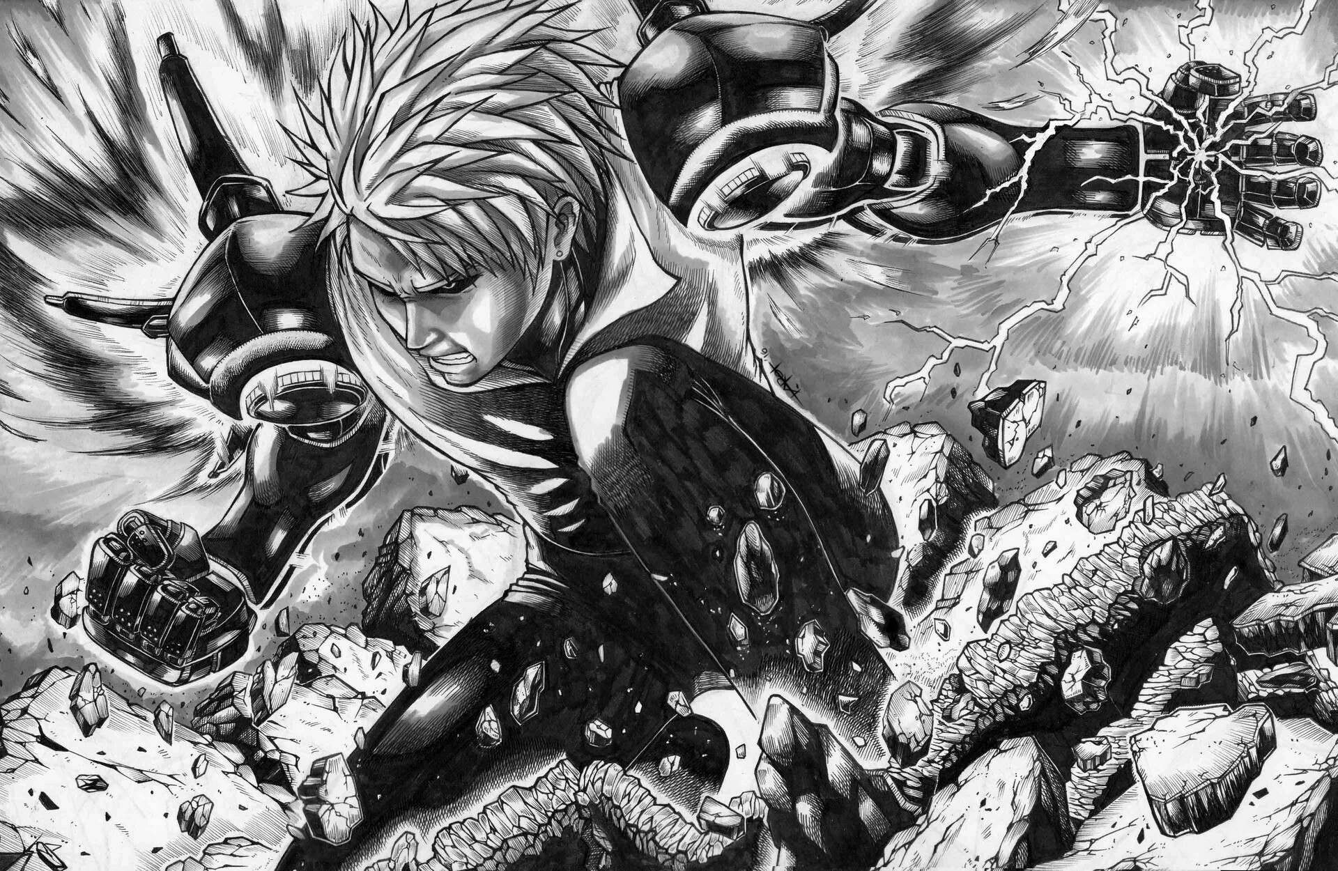 ArtStation - Cyborg Genos fanart