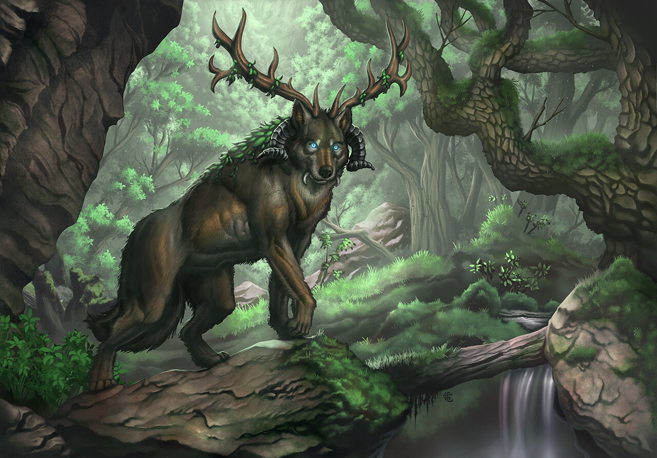 ArtStation - Wolf Spirit