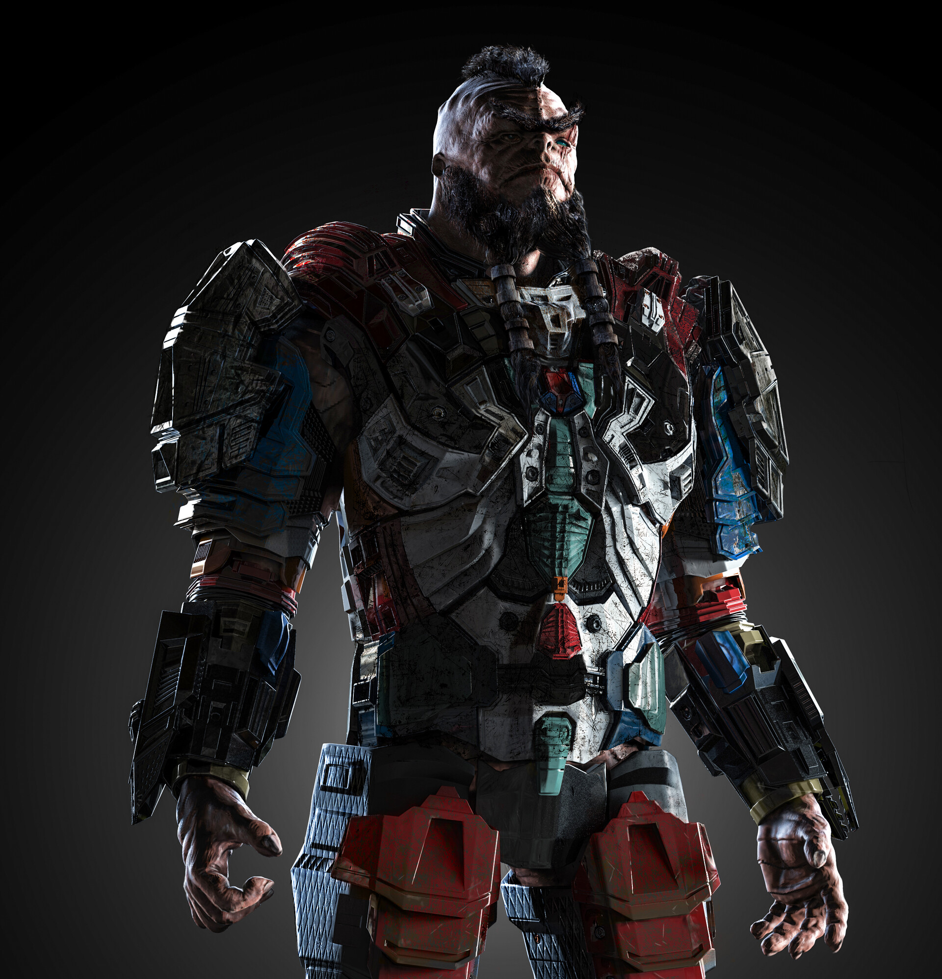 ArtStation - Alien warrior