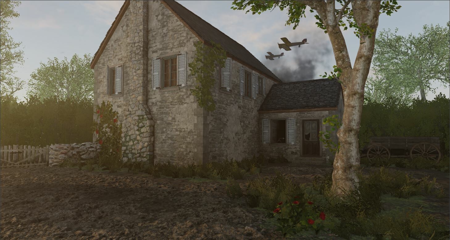 ArtStation - WW2 Era Stone House