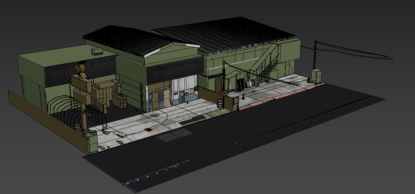 ArtStation - Street Scene Project (TRA Kyoto)