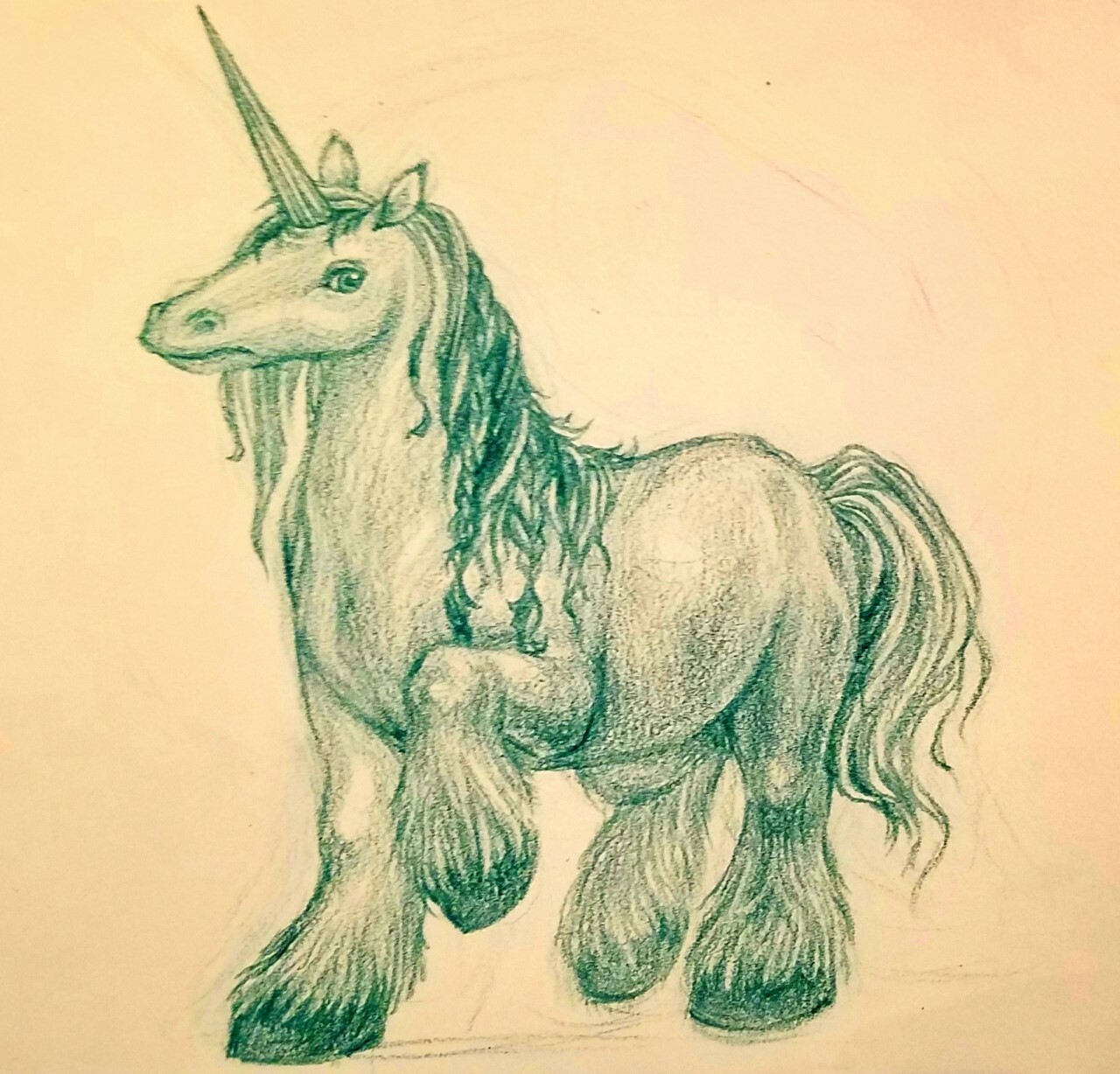 ArtStation - unicorn character design sketch