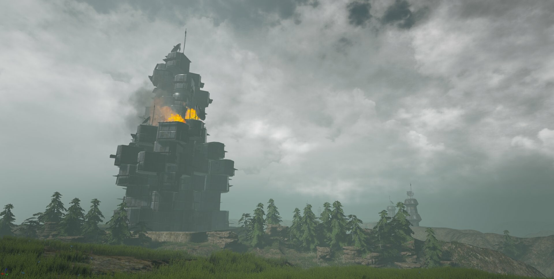 ArtStation - Towers /// Science Fiction Environment