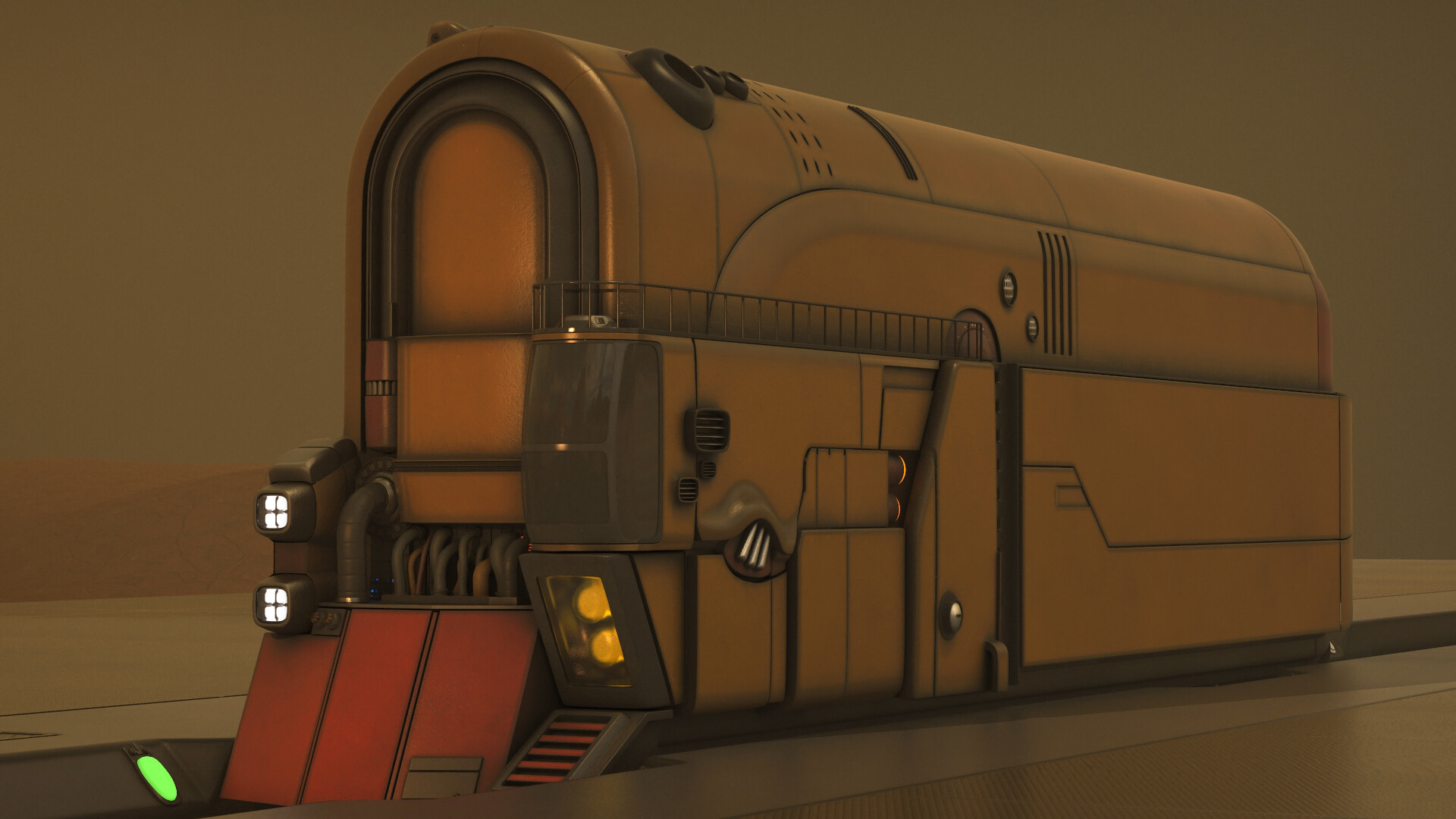 ArtStation - SciFi Train