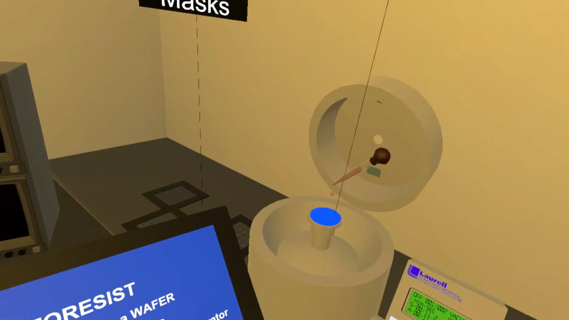 Cody Anderson - VR - Photolithography Simulation Prototype