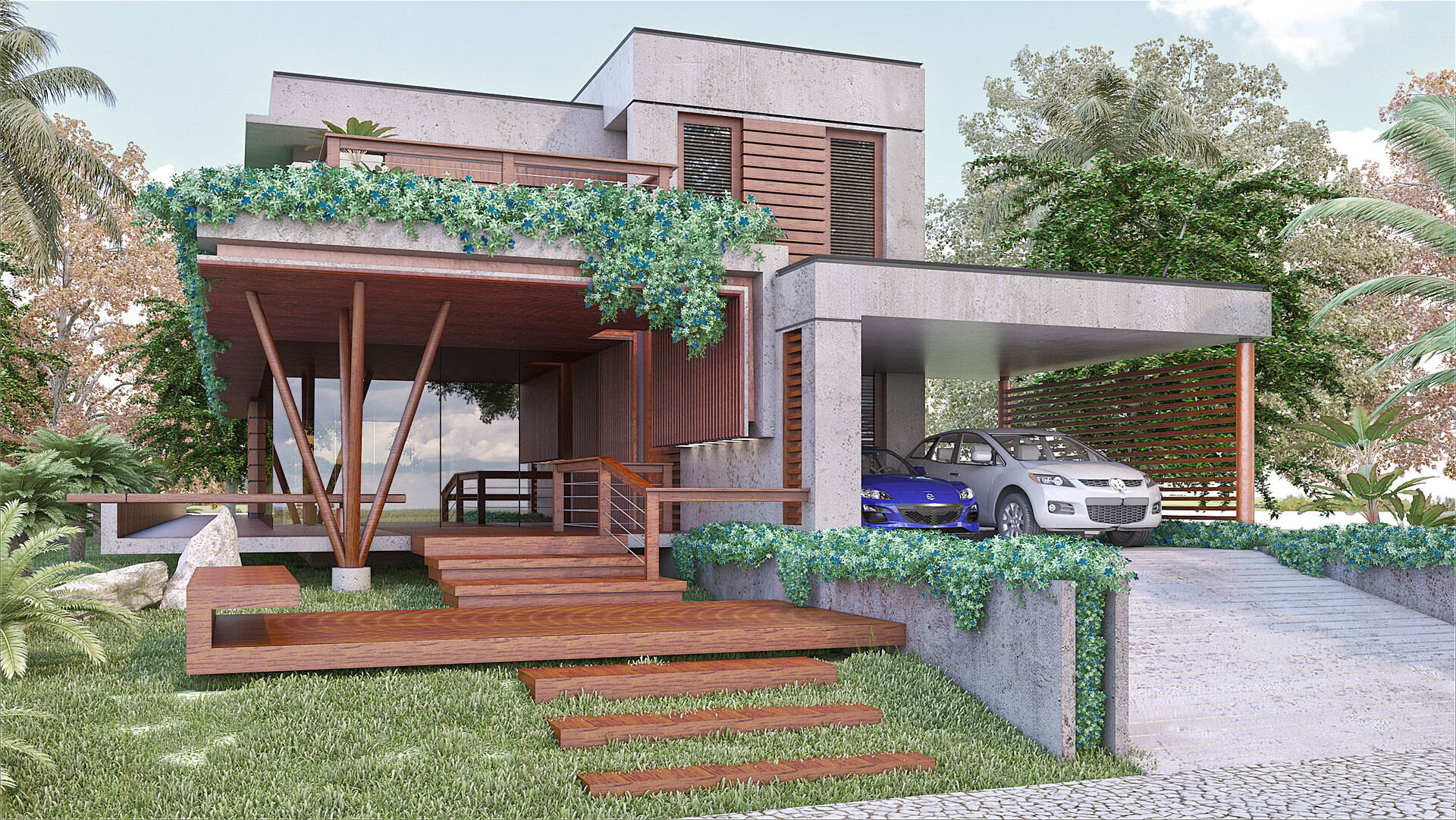 ArtStation - House for Aldeia, Brazil