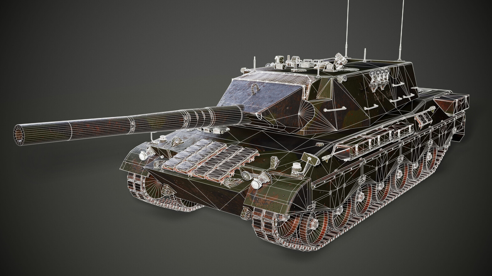 Kay Volbeda - [Vehicle] Leopard 2K Tank