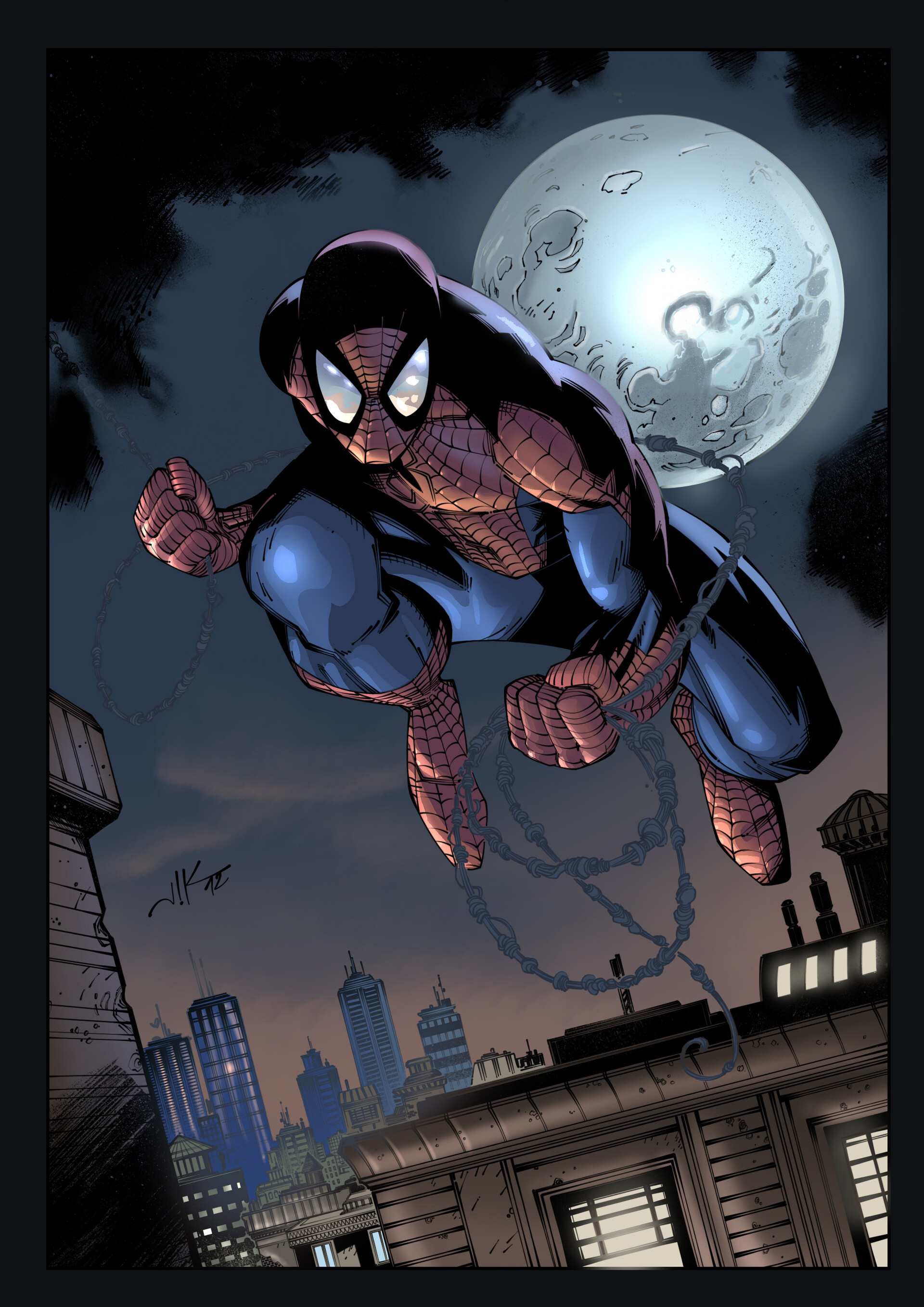 ArtStation - Spider-Man in the Night Colors , Will LaVasseur