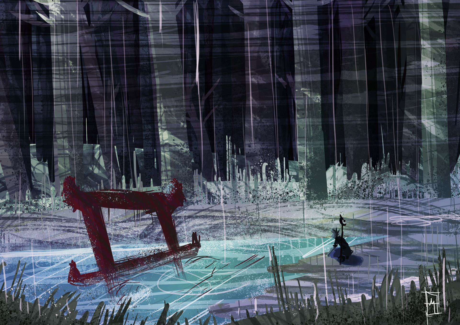 ArtStation - RAINING FOREST