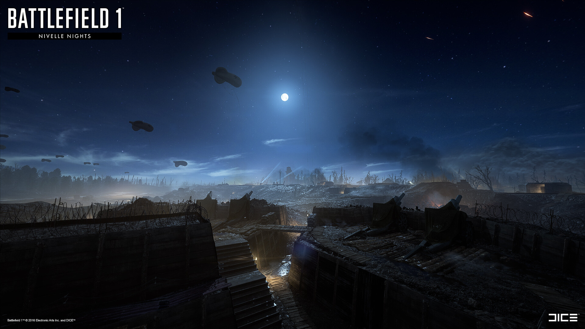 Anders Lorentzen - Battlefield 1 - Lighting - Nivelle Nights